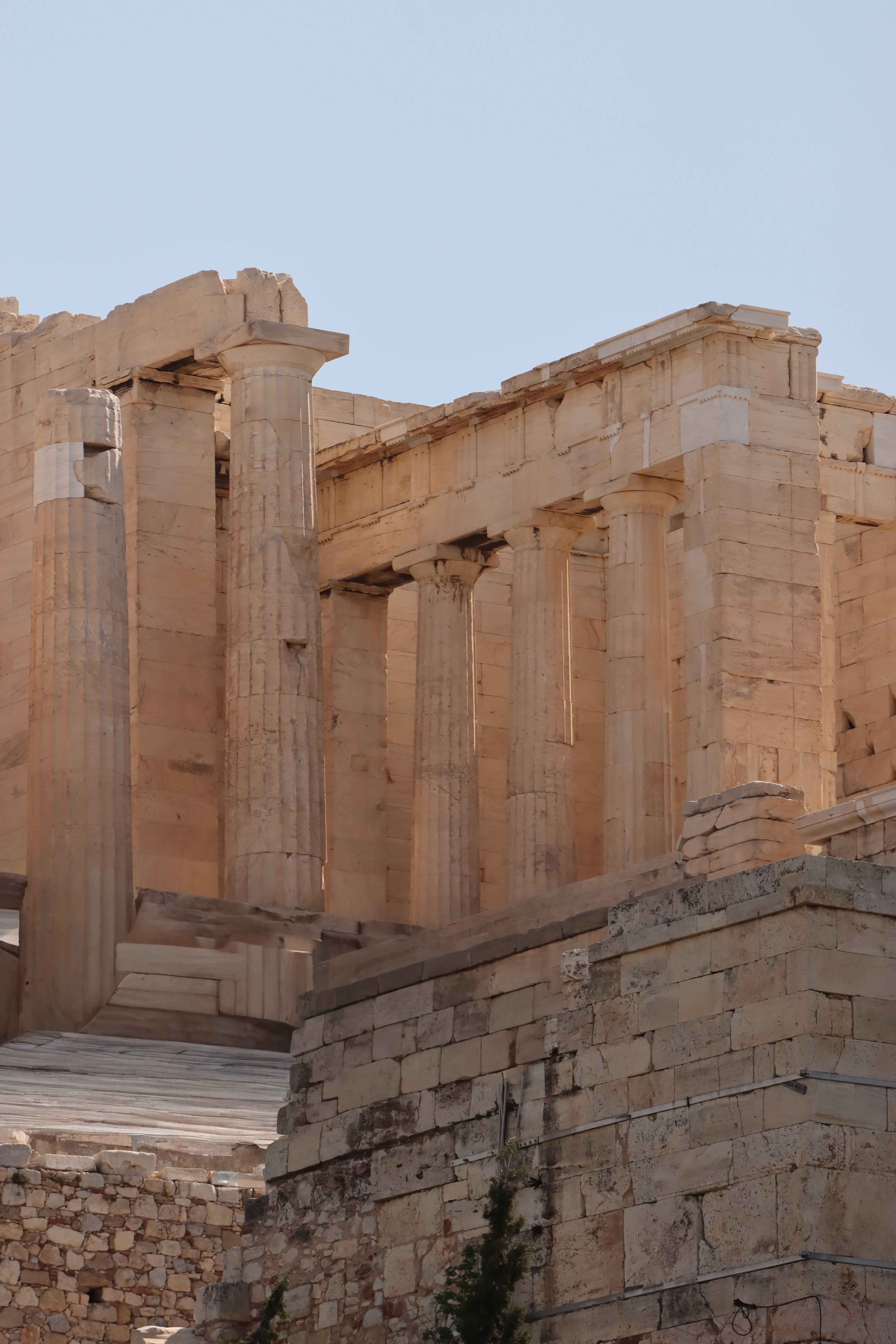 Close-up of Parthenon Columns in Athens, Greece · Free Stock Photo