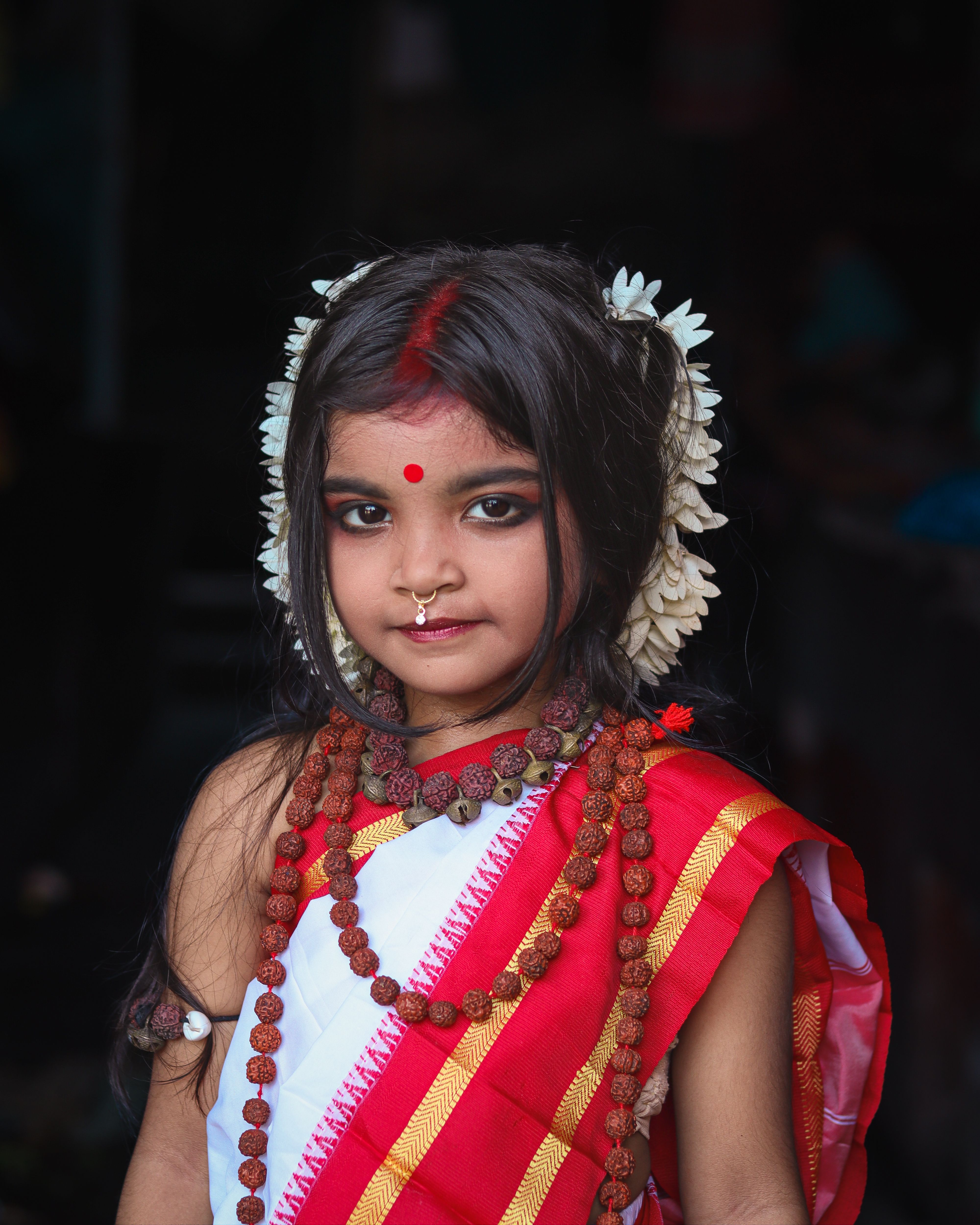 Traditional Indian Girl in Festive Attire · Free Stock Photo