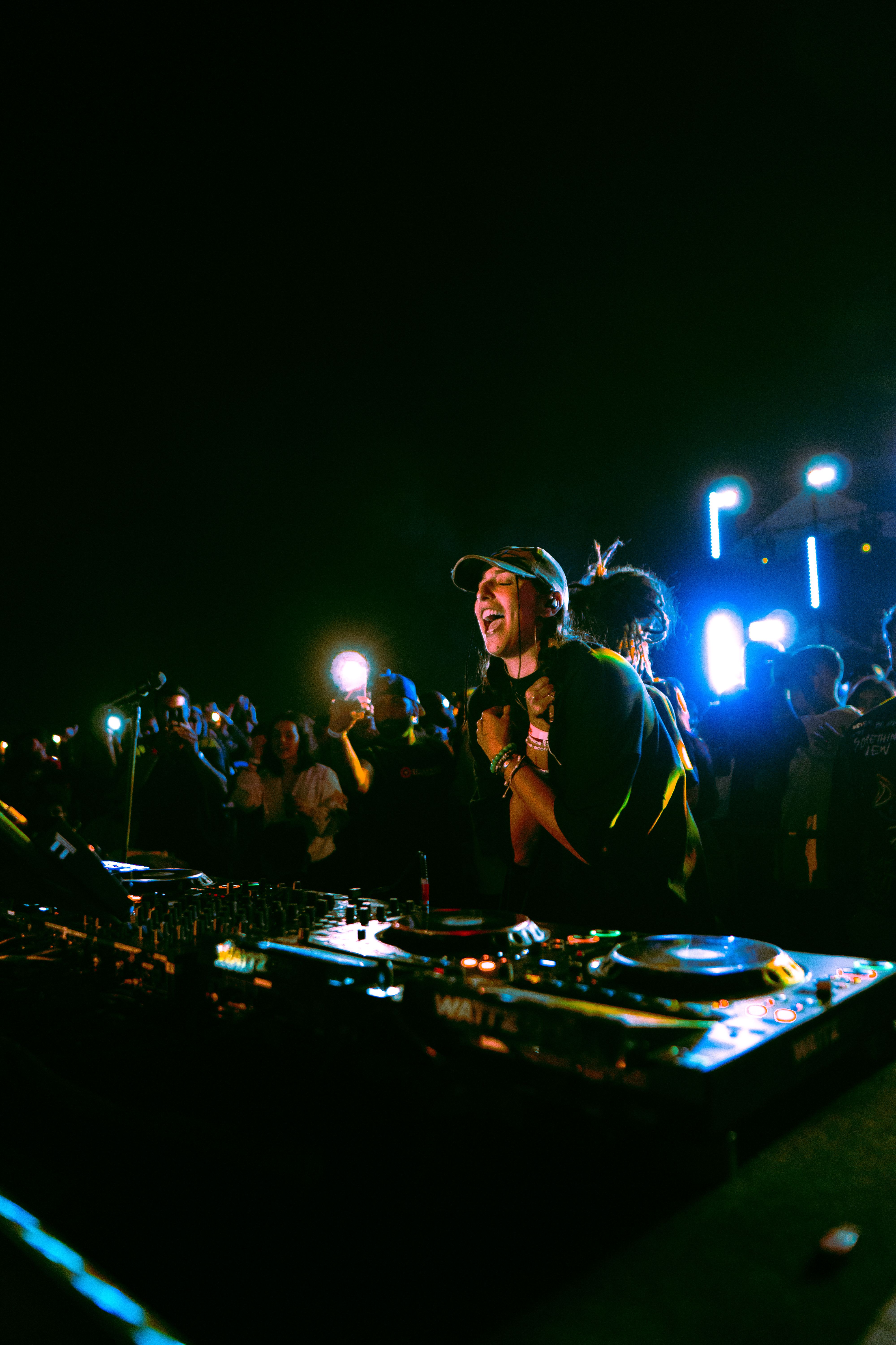 Vibrant Nighttime DJ Performance at Festival · Free Stock Photo