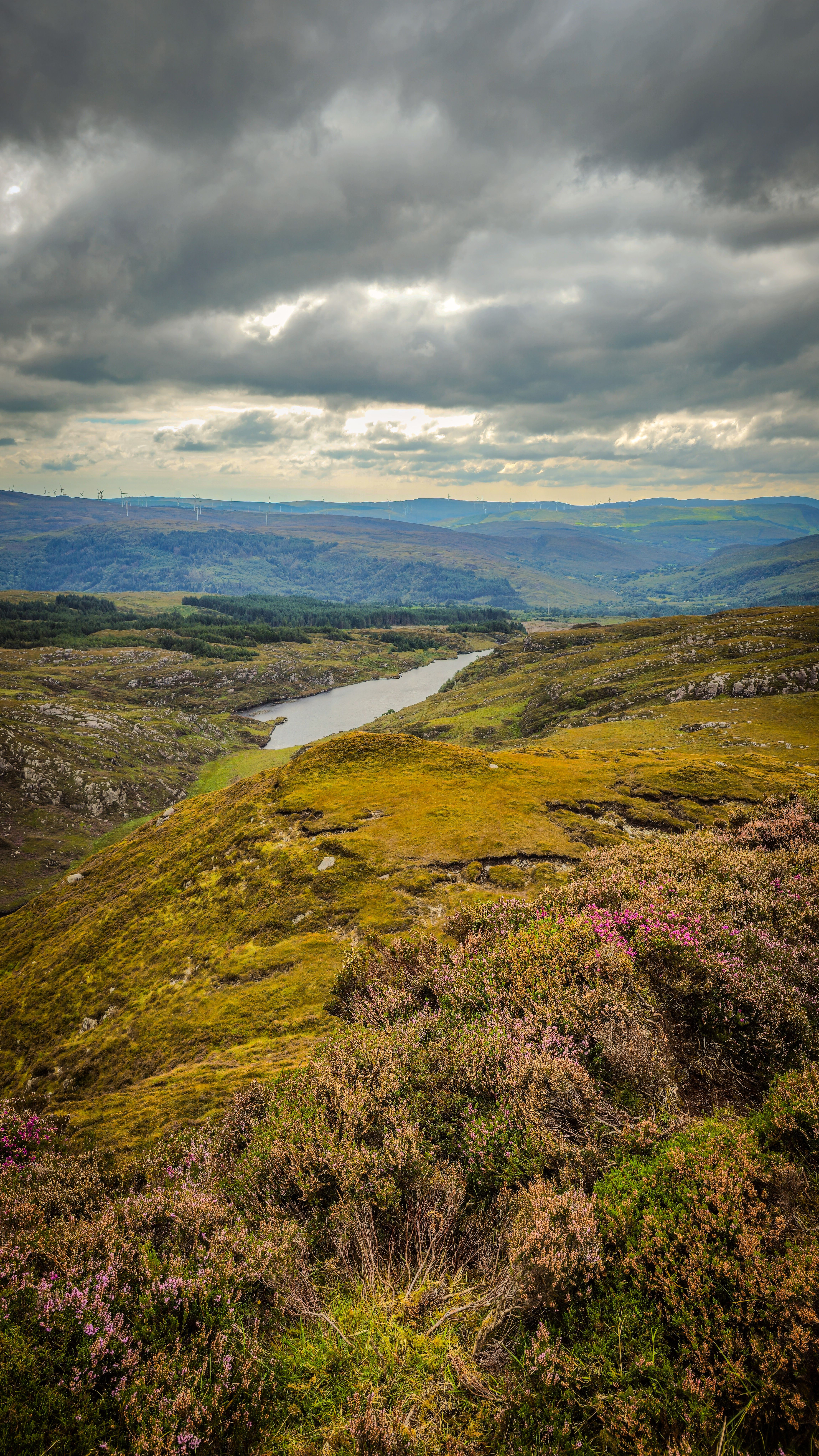 Scenic Irish Landscape in Co. Kerry with River View · Free Stock Photo