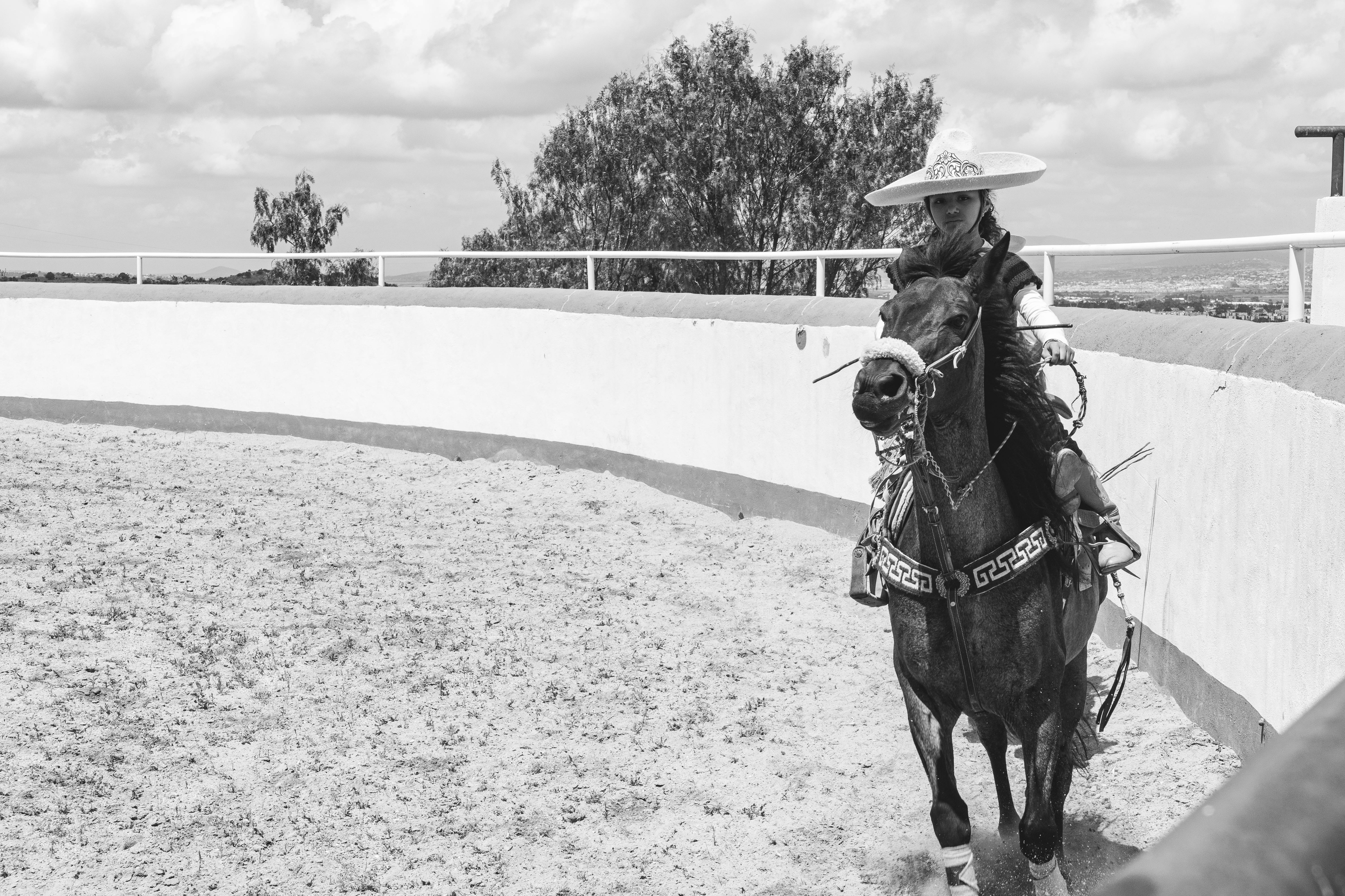 Traditional Charro Rider in Mexican Arena · Free Stock Photo