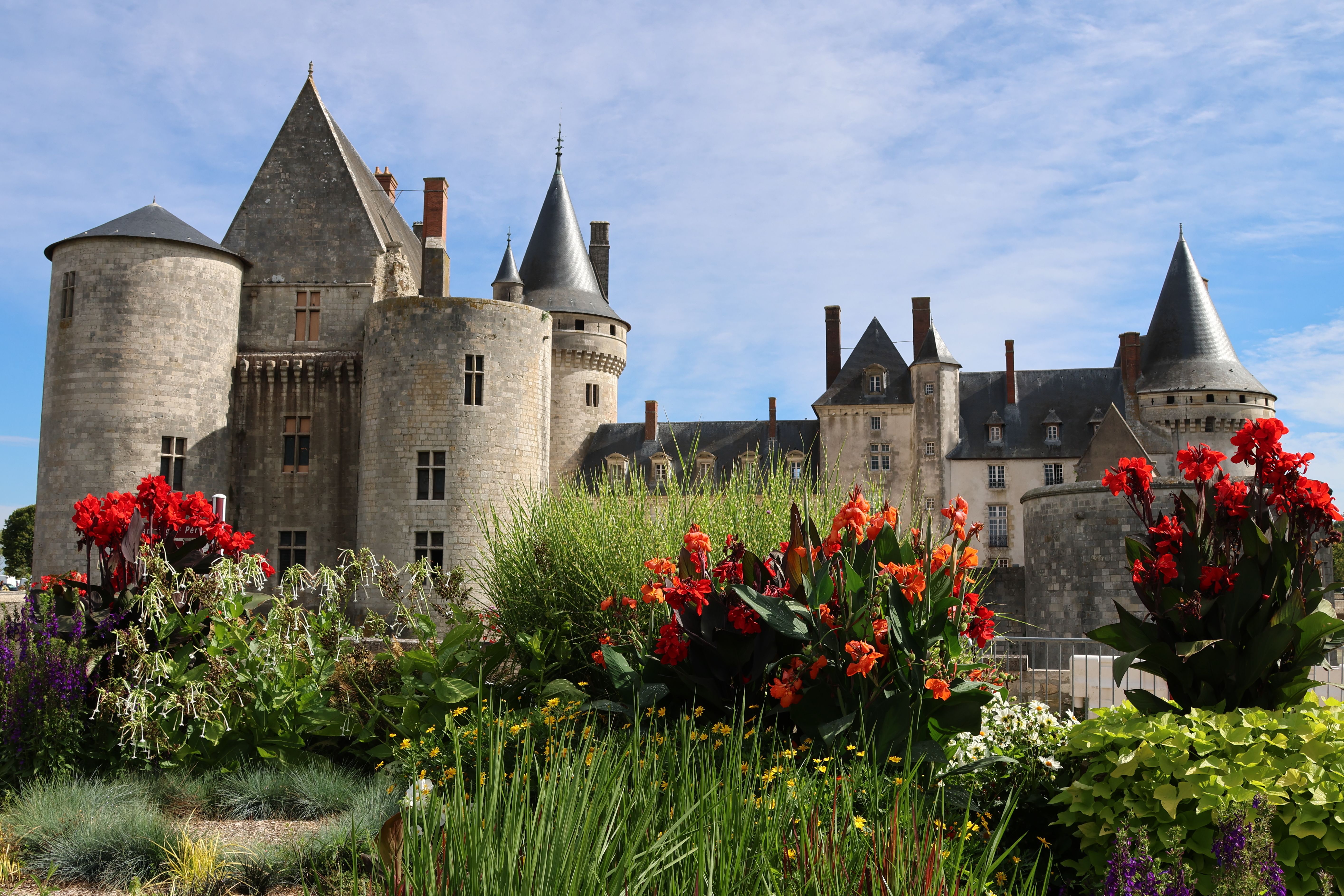 Historic Sully-sur-Loire Castle with Vibrant Gardens · Free Stock Photo