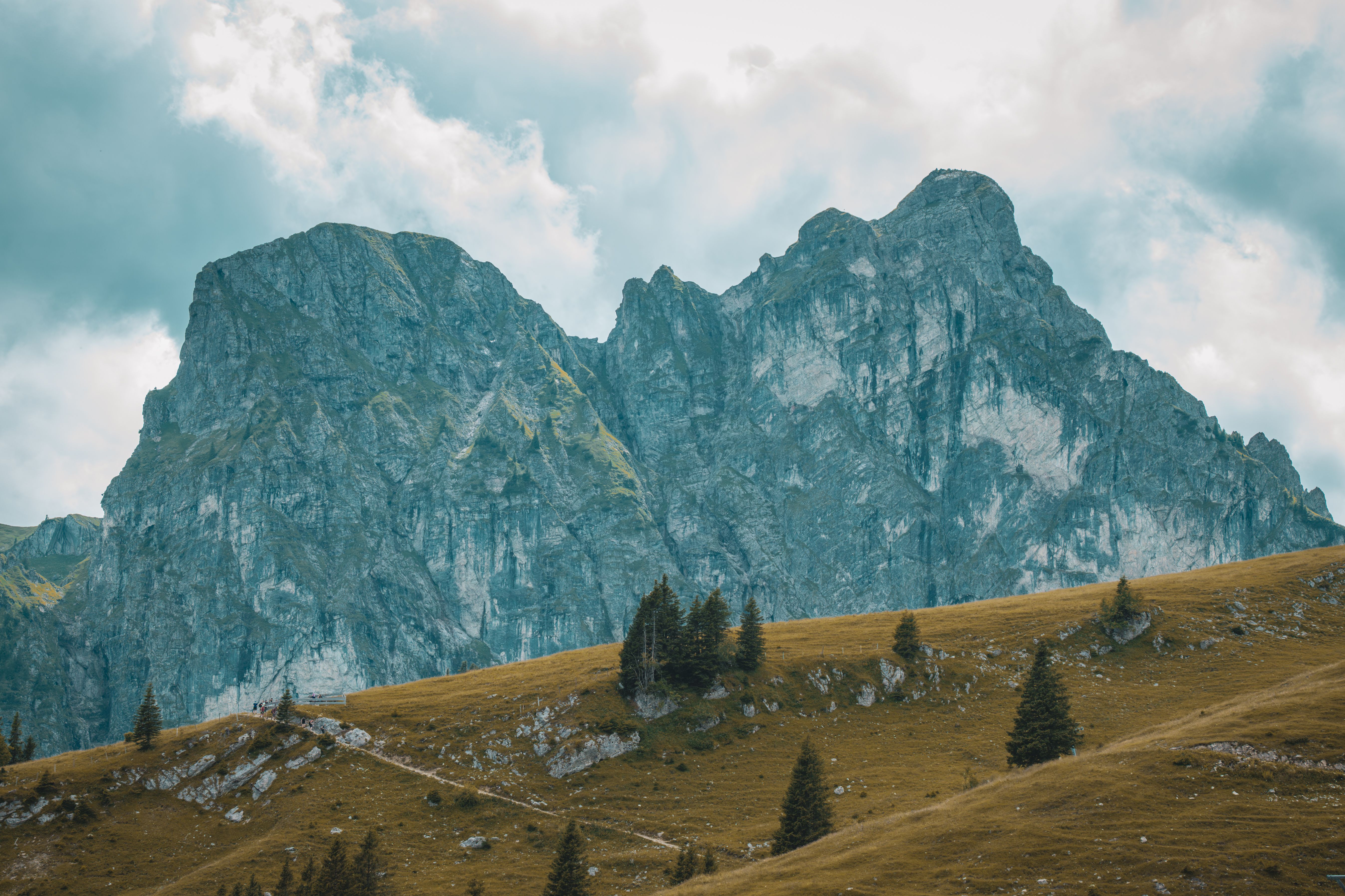 Majestic Alpine Mountain Landscape in Autumn · Free Stock Photo