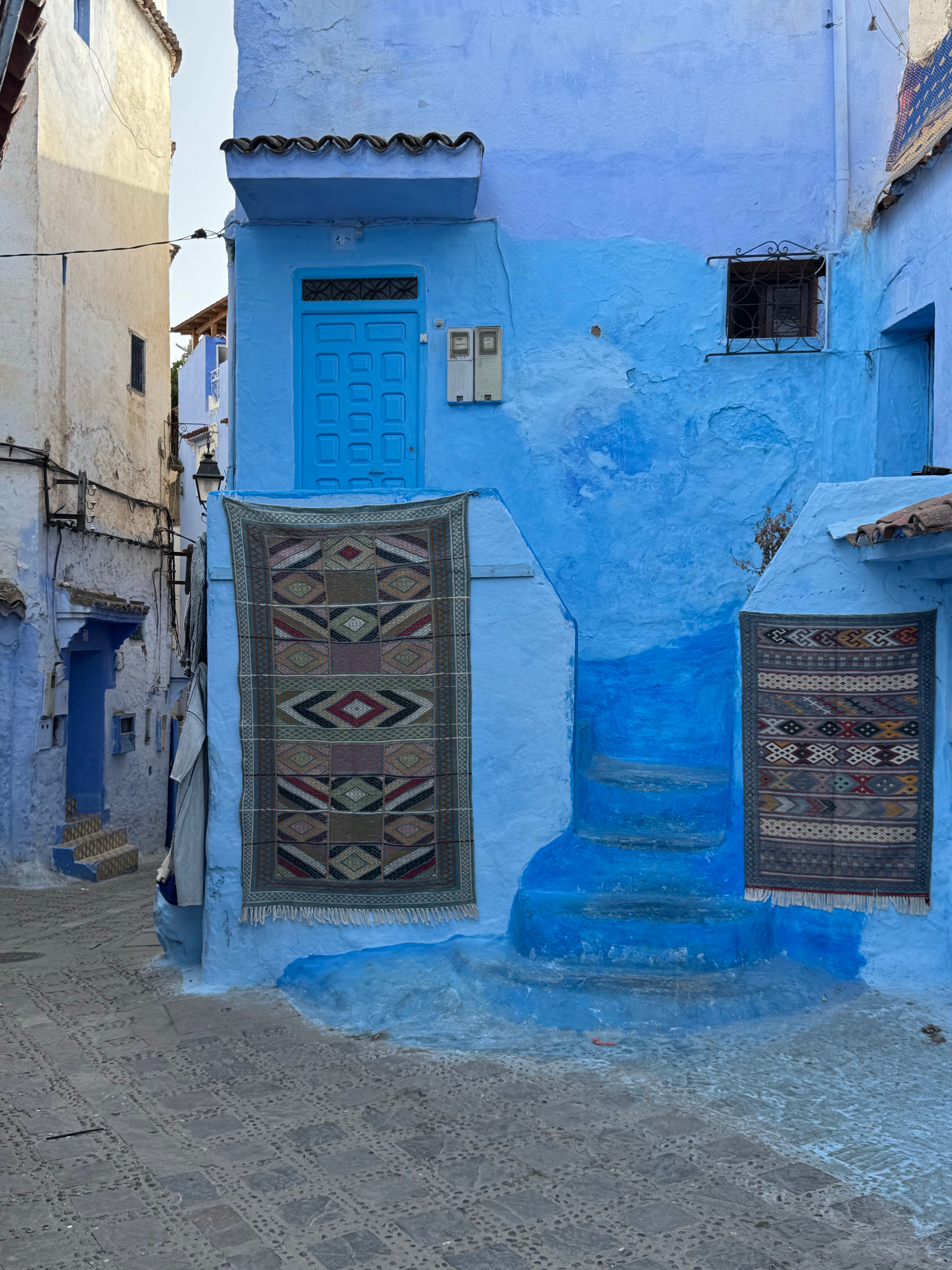 Vibrant Blue Architecture in Chefchaouen, Morocco · Free Stock Photo