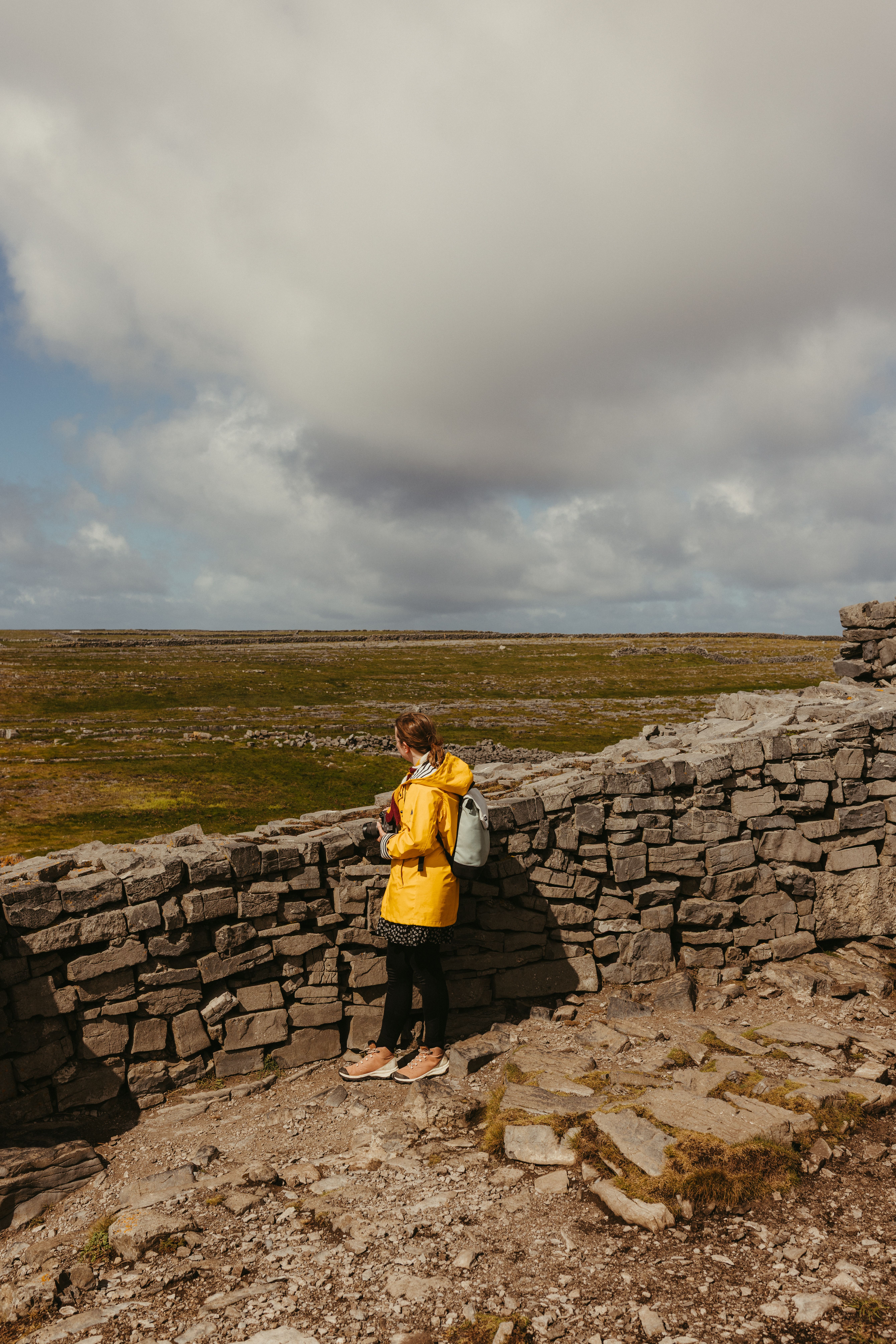 Exploring the Ancient Stone Walls of Ireland · Free Stock Photo