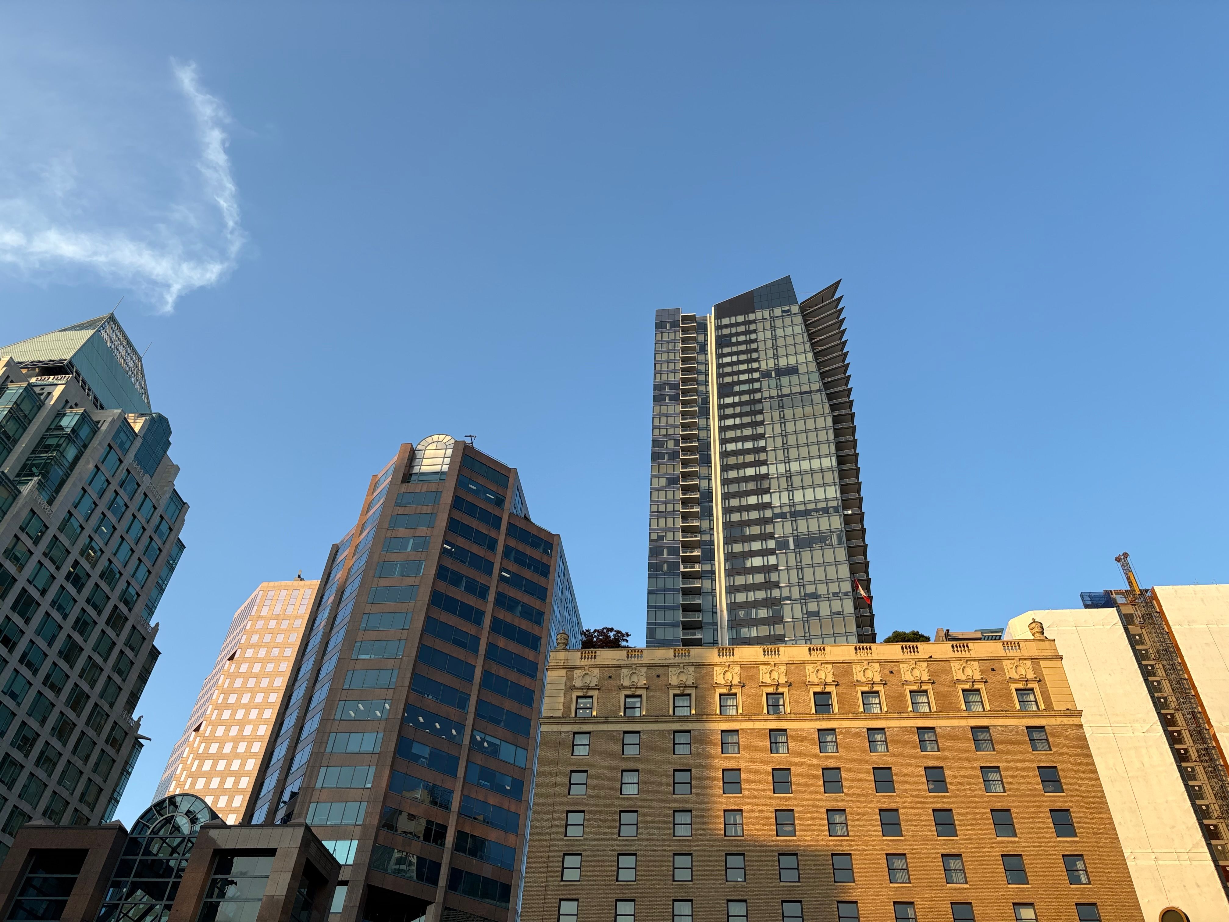 Skyline View of Vancouver High-Rise Buildings · Free Stock Photo
