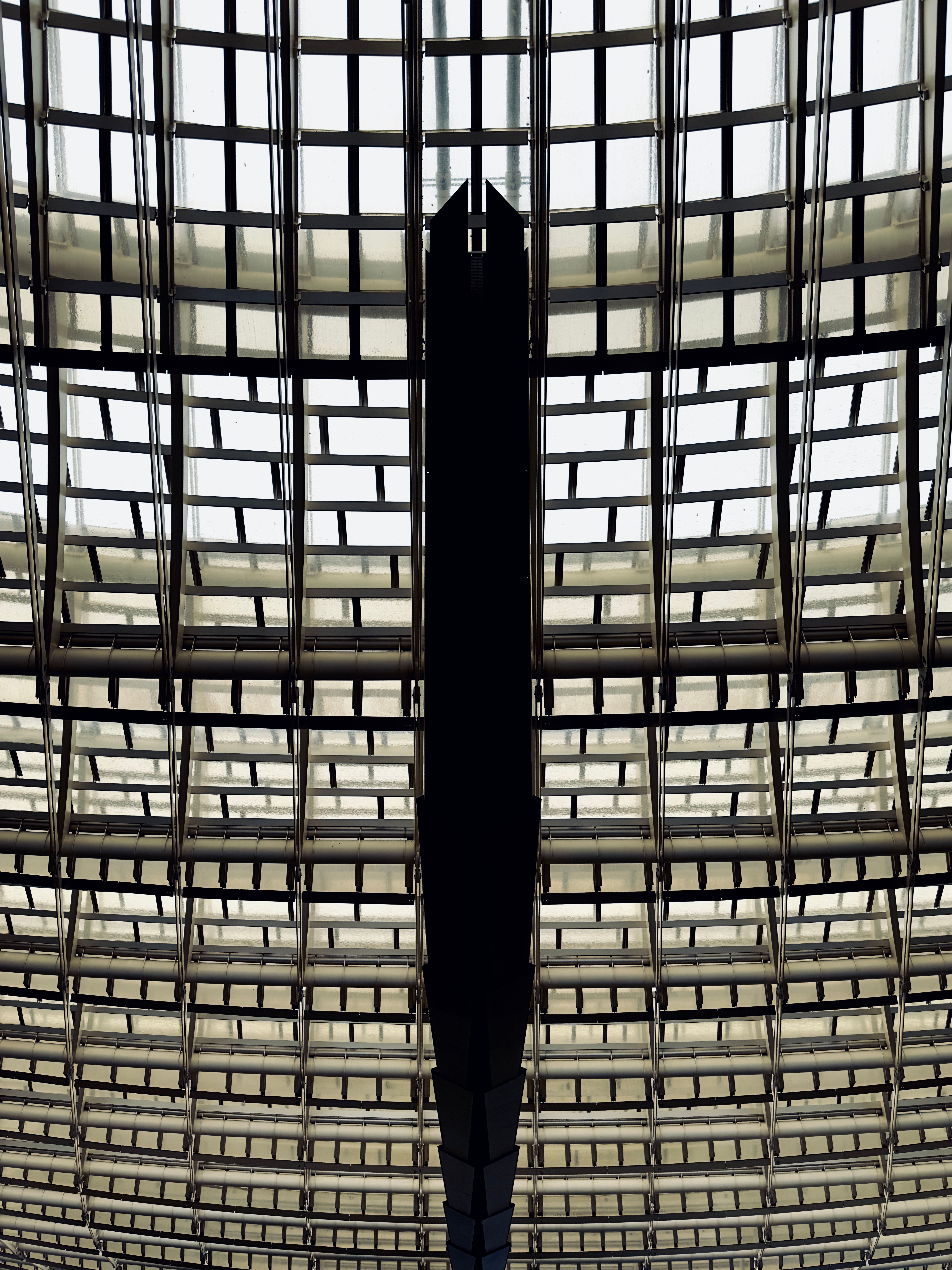 Modern Architectural Ceiling Design with Geometric Pattern · Free Stock ...