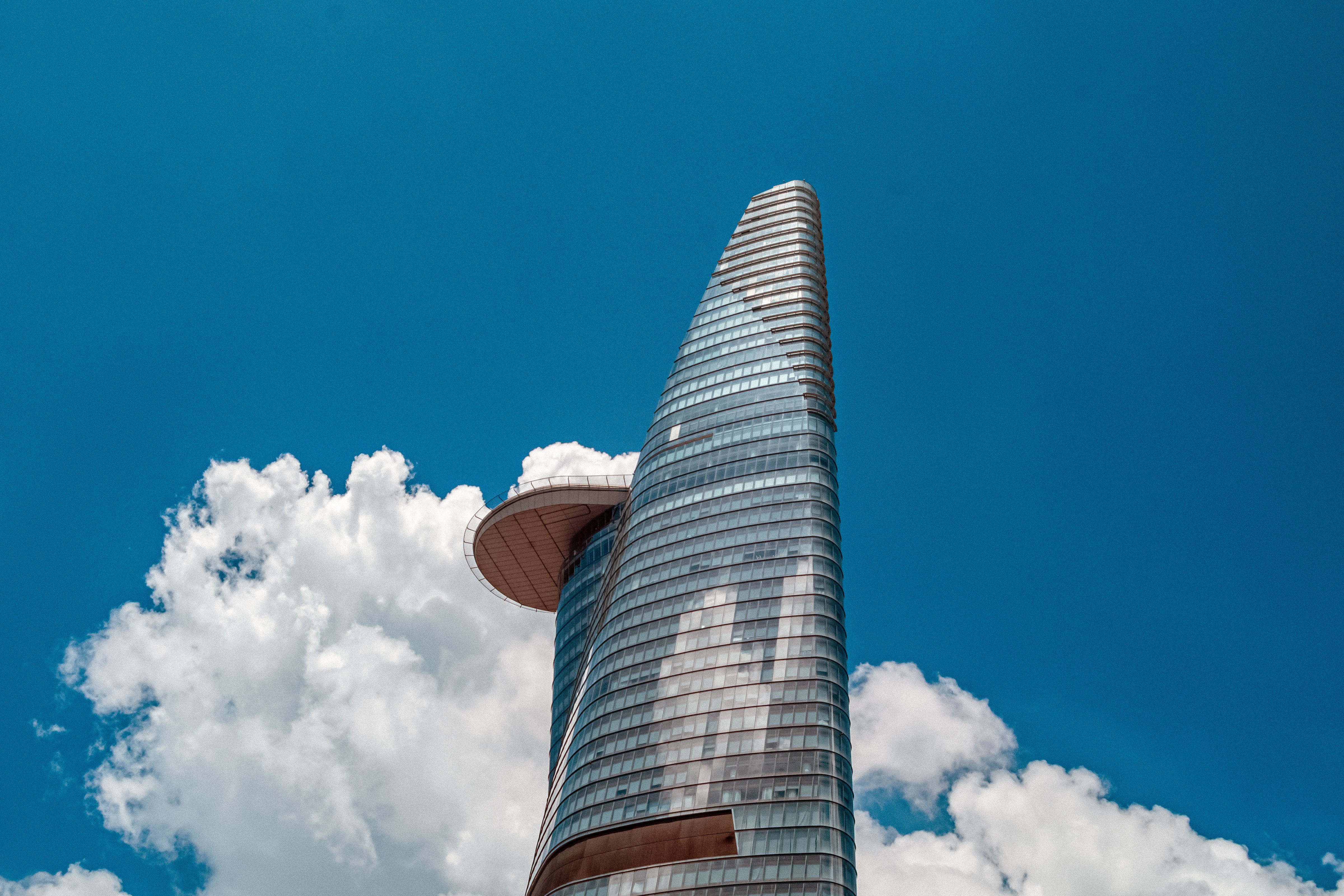 Bitexco Financial Tower Against Blue Sky · Free Stock Photo