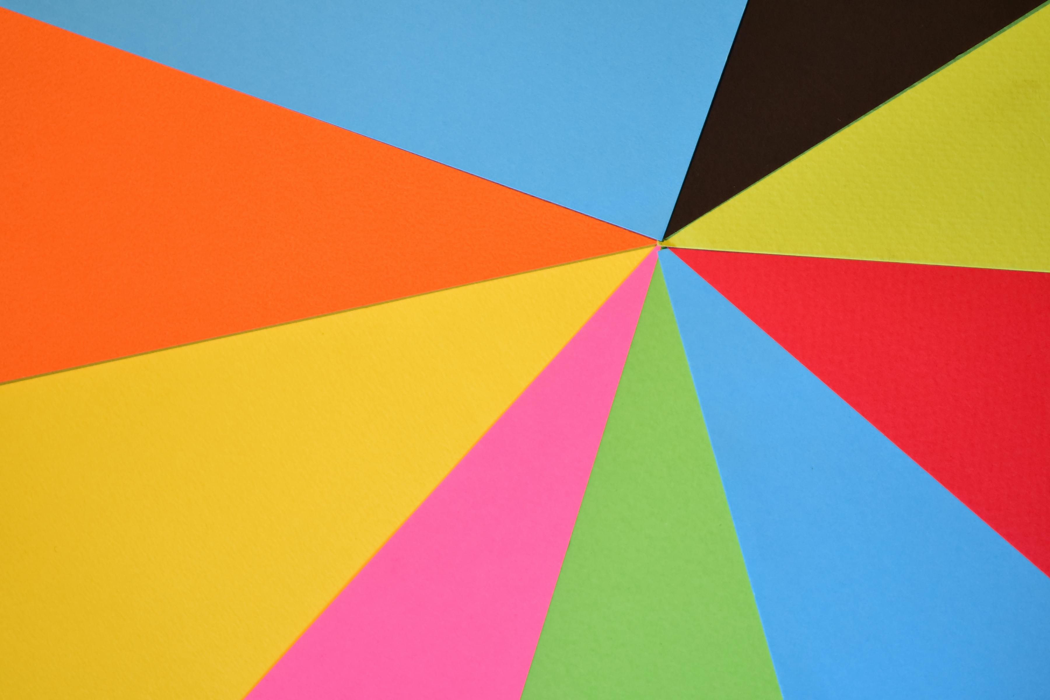 colorful triangle pattern