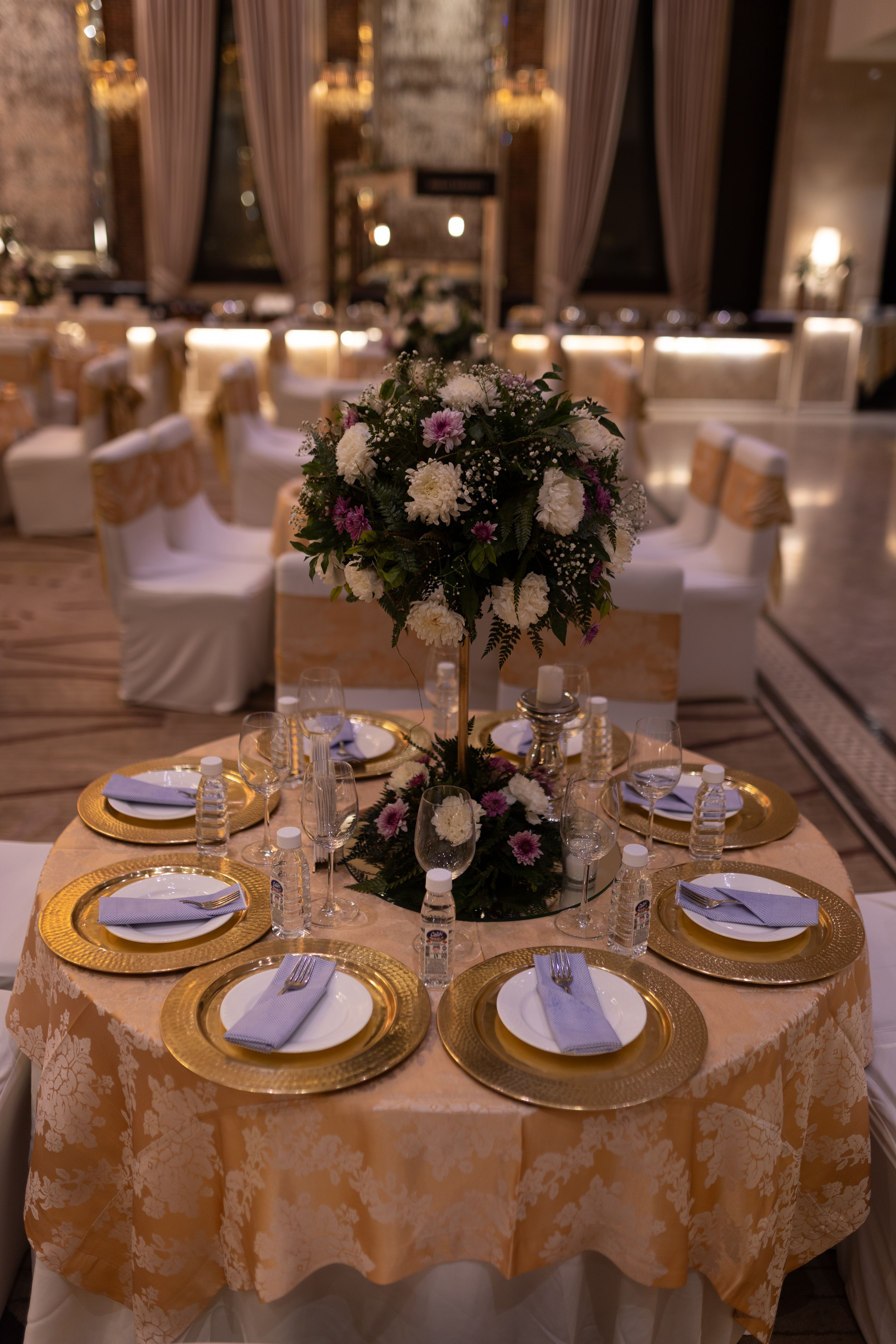 Elegant Wedding Reception Hall with Decor · Free Stock Photo