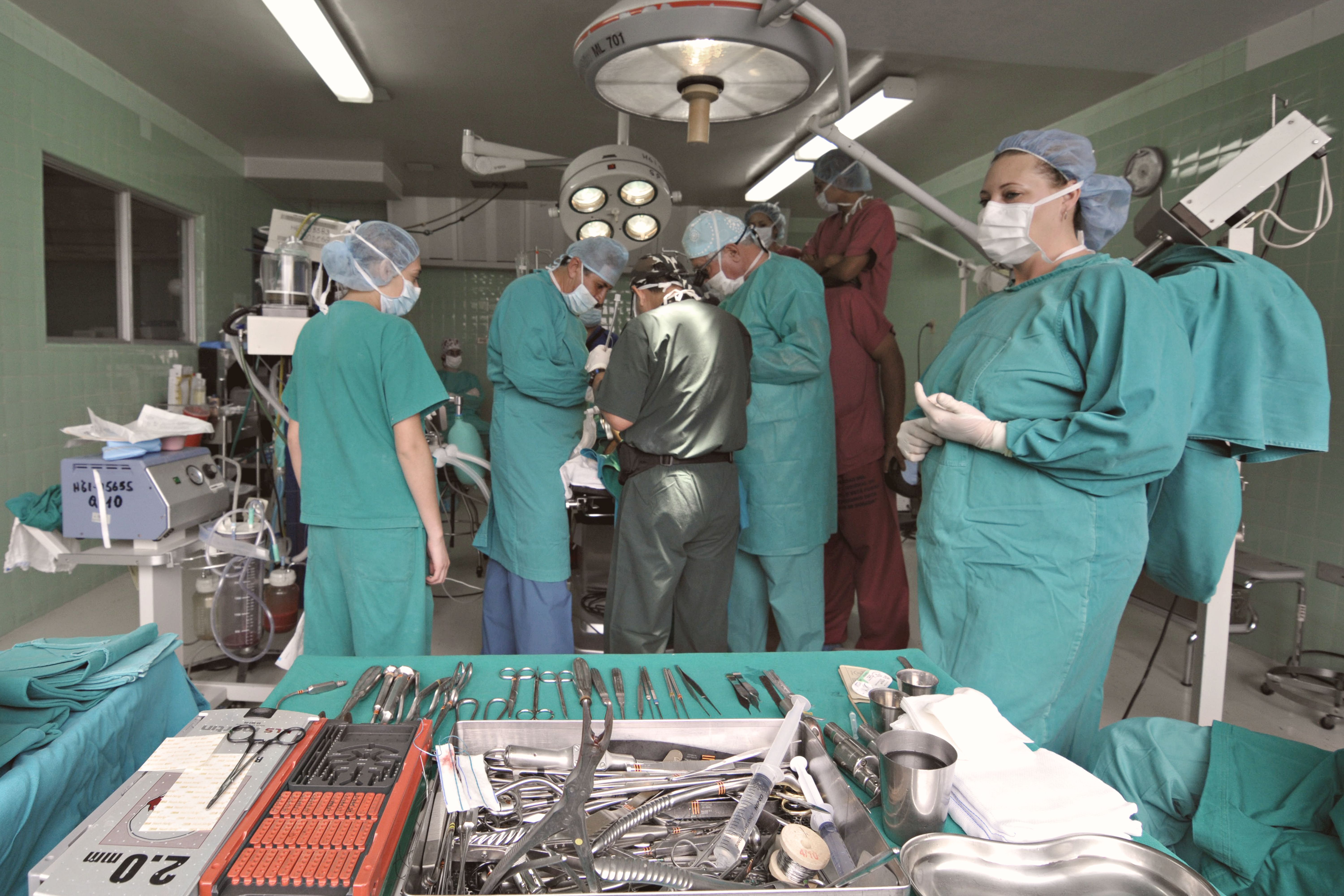 Surgical Team Performing Operation in OR · Free Stock Photo