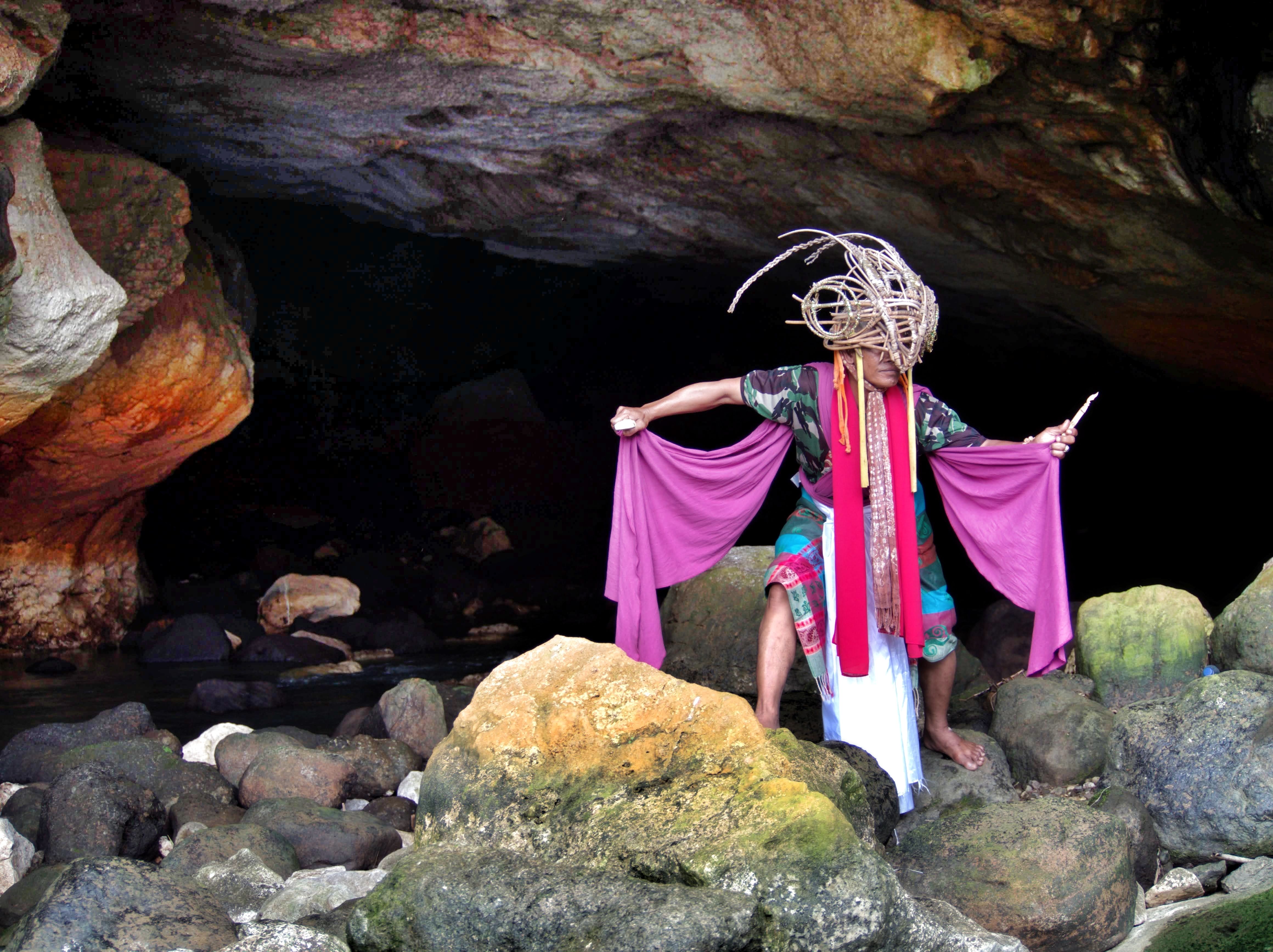 People in Traditional, Native American Clothing Posing in Cave · Free ...