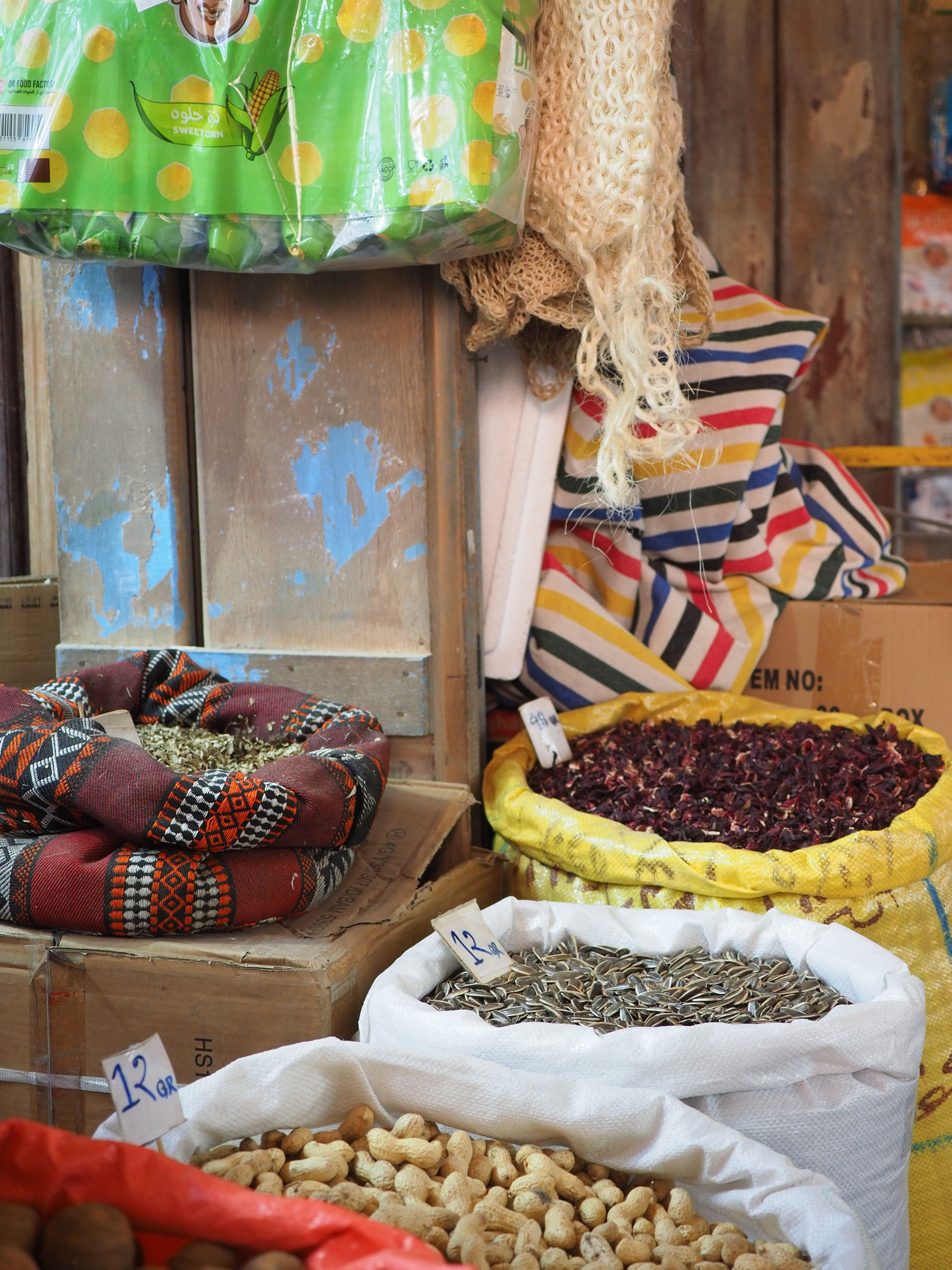 Vibrant Bazaar Display in Doha, Qatar · Free Stock Photo