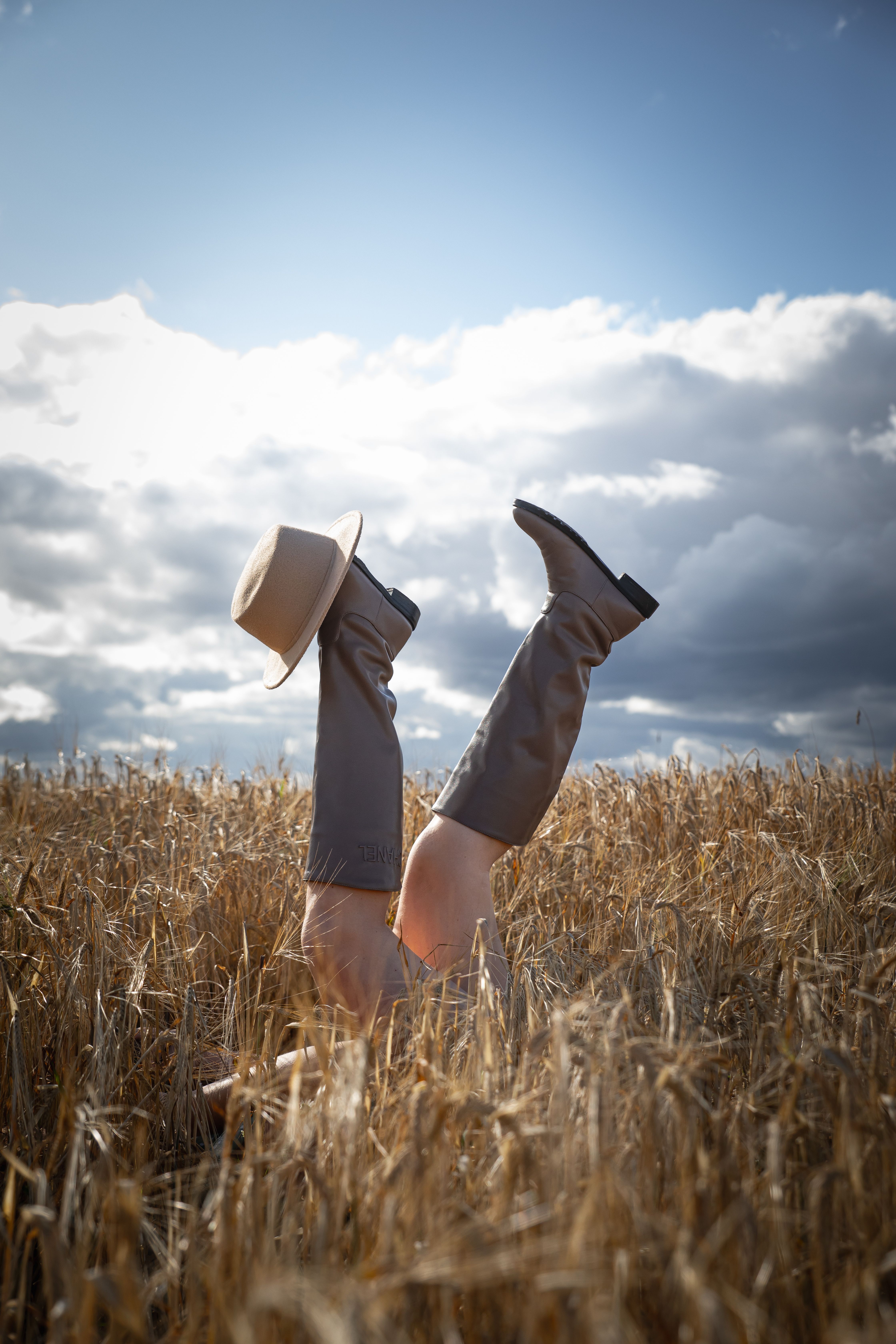 Woman Standing in a Field · Free Stock Photo