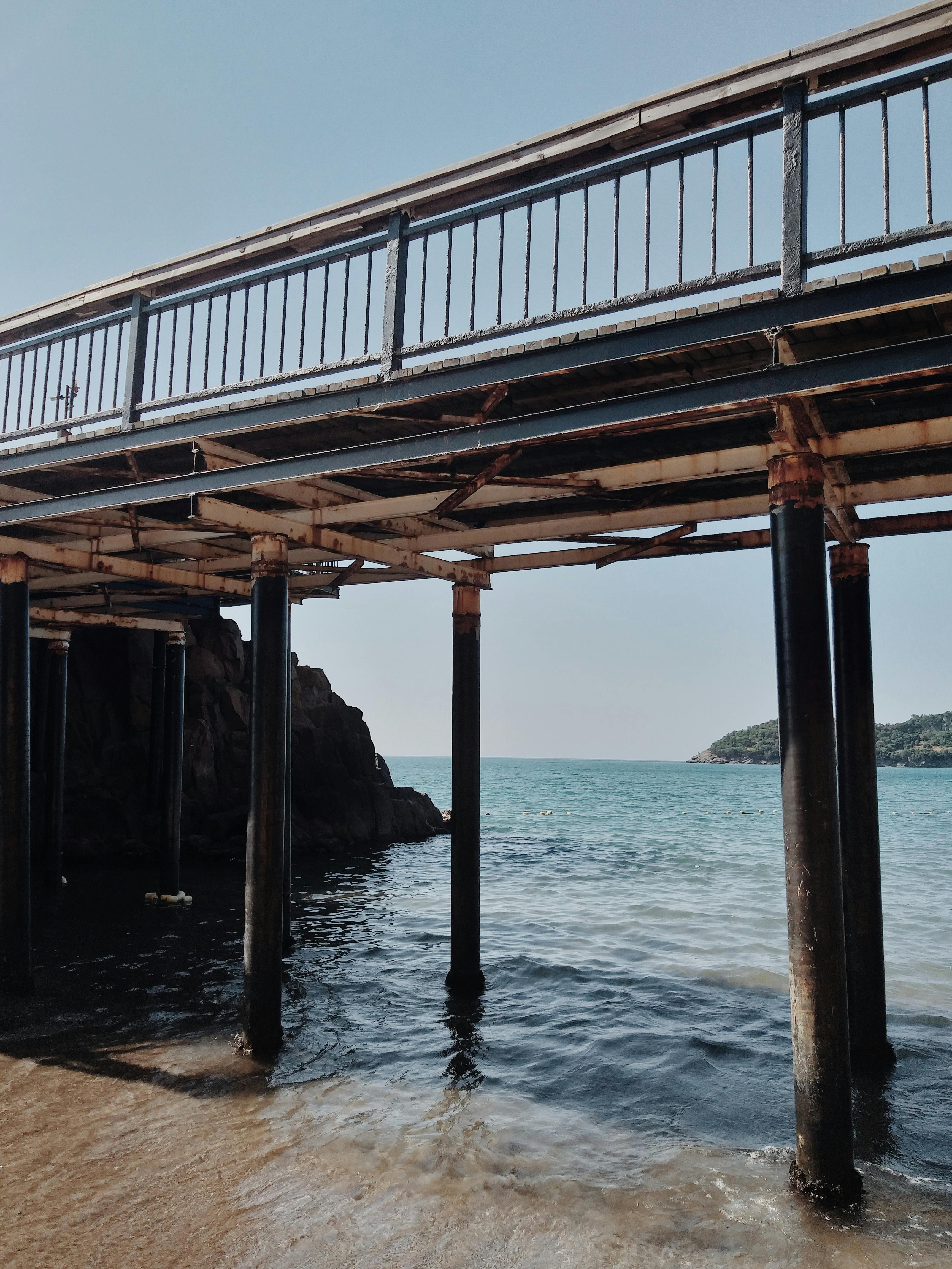 A Old Wooden Pier In Corinthia Greece Photos, Download The BEST Free A ...