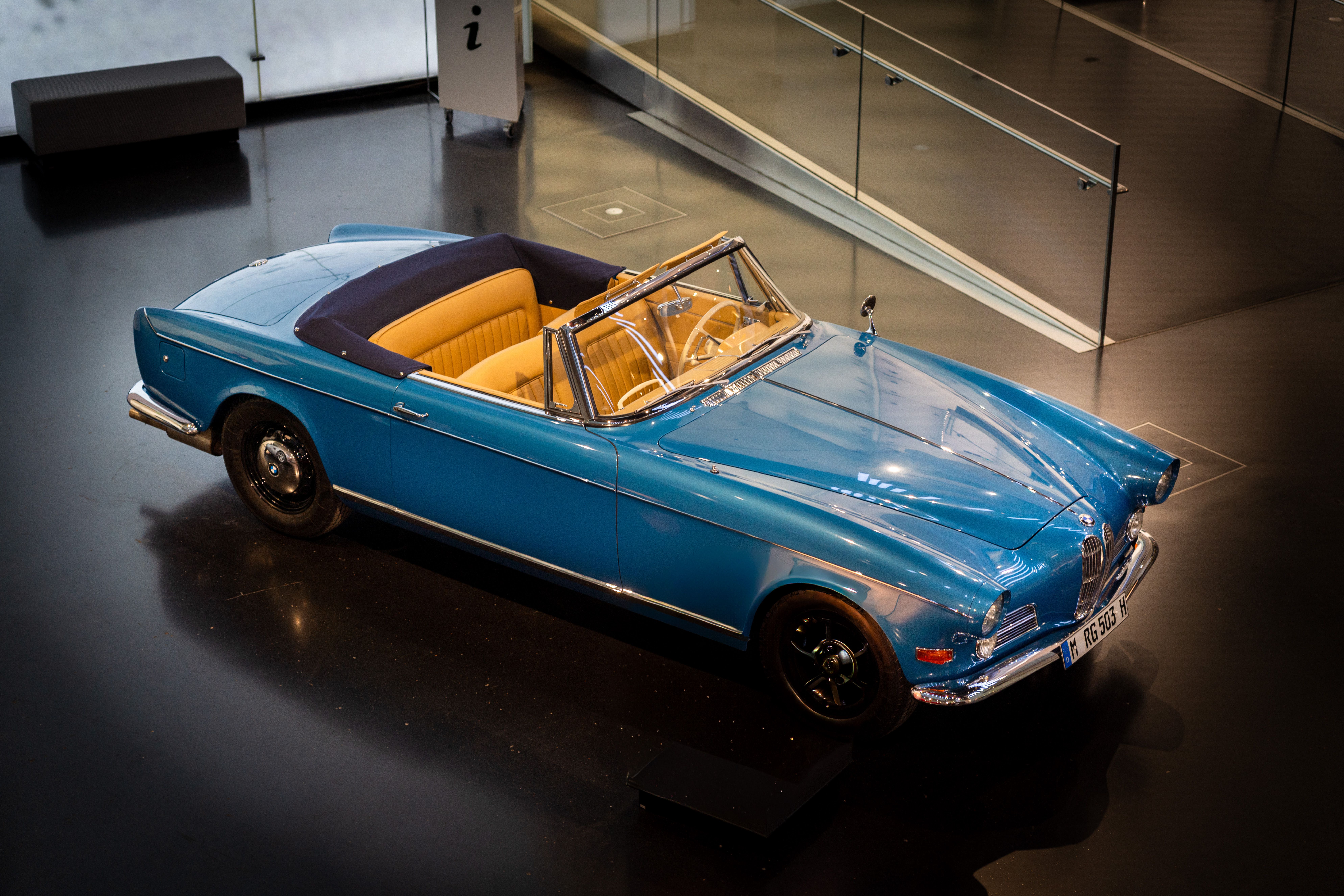 Classic BMW 503 Convertible in Munich Museum · Free Stock Photo