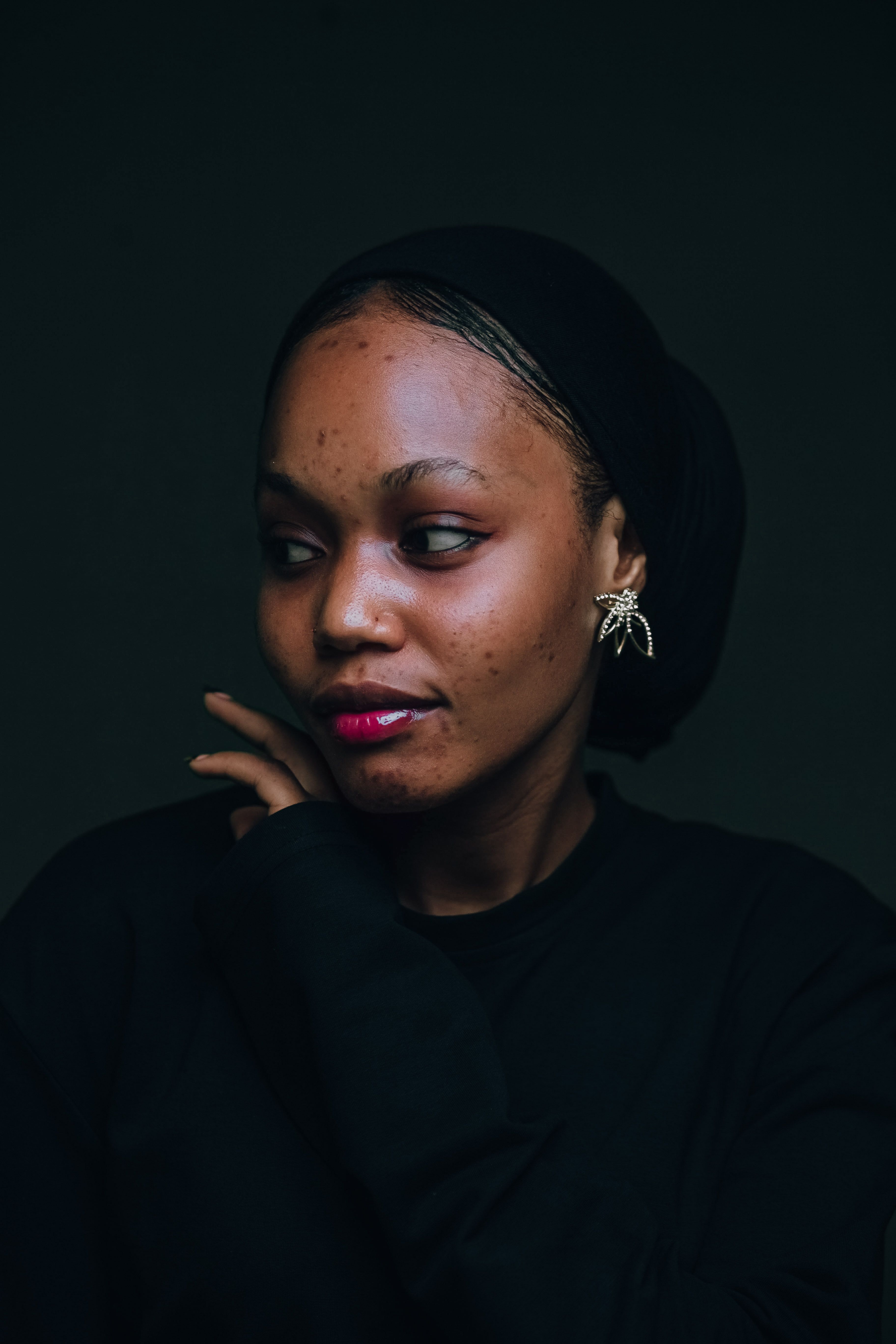 Portrait of a Thoughtful Nigerian Woman · Free Stock Photo