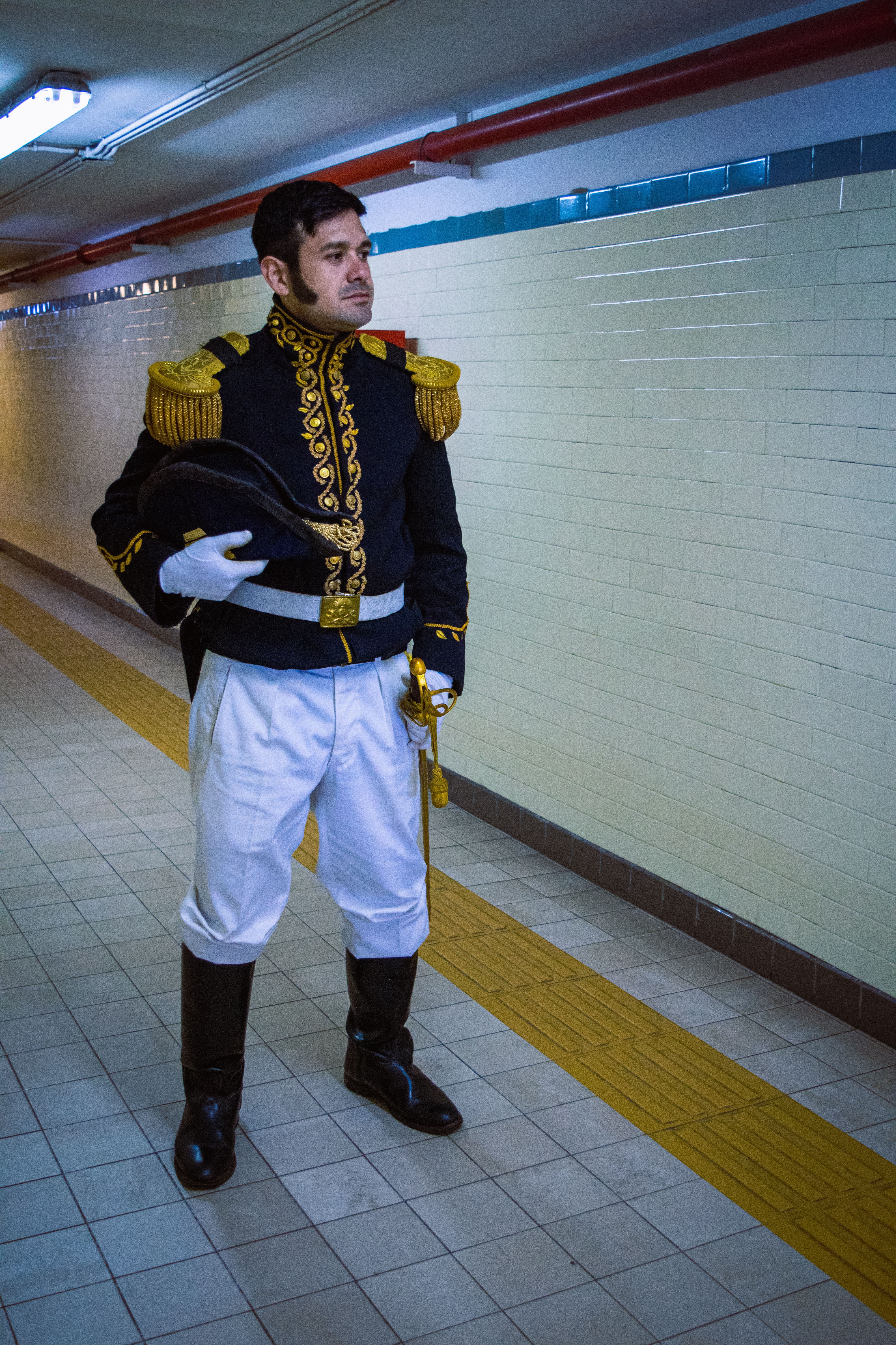 Portrait of Man in Historical Military Uniform · Free Stock Photo
