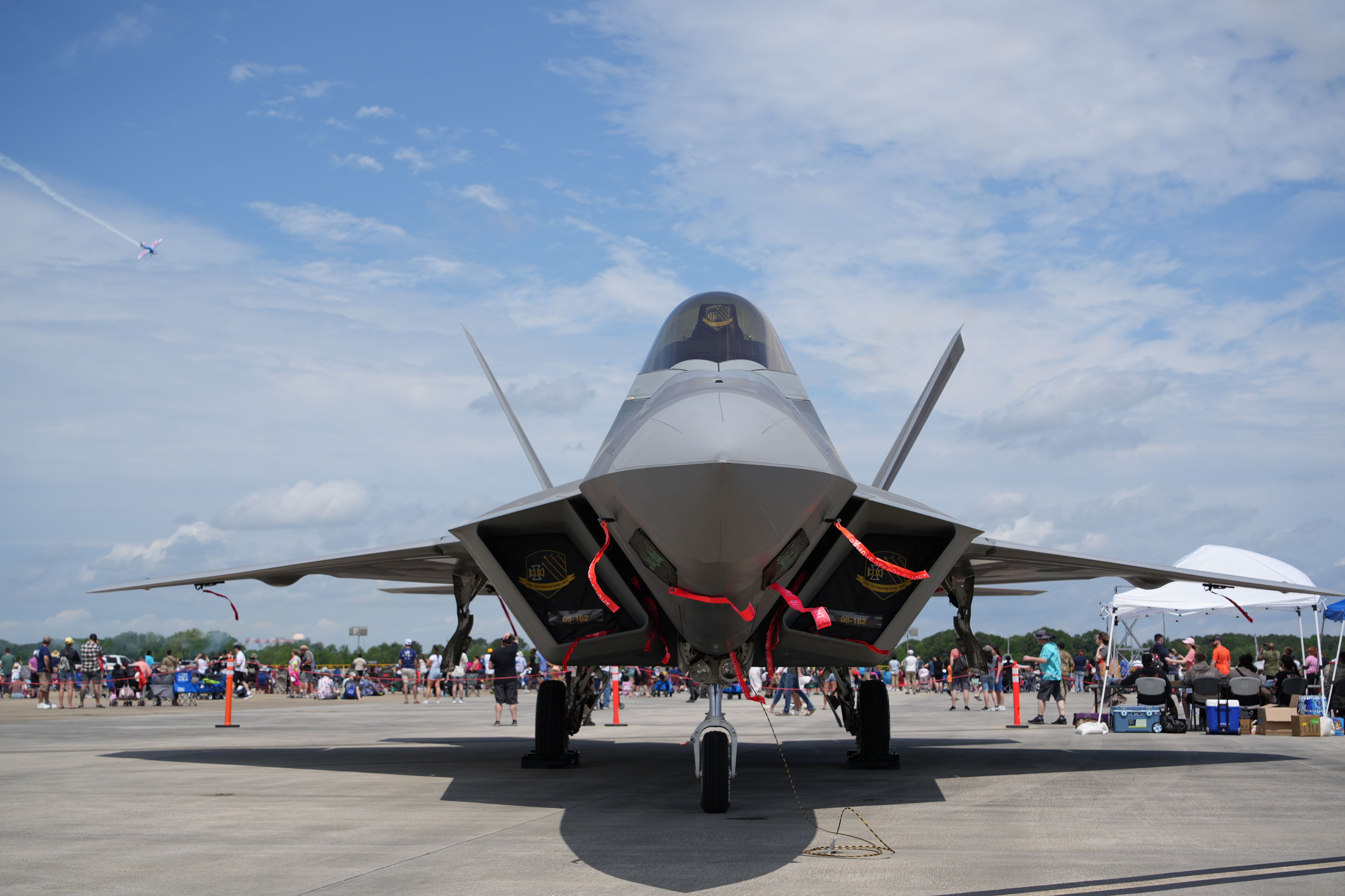 Modern Fighter Jet at Outdoor Air Show · Free Stock Photo