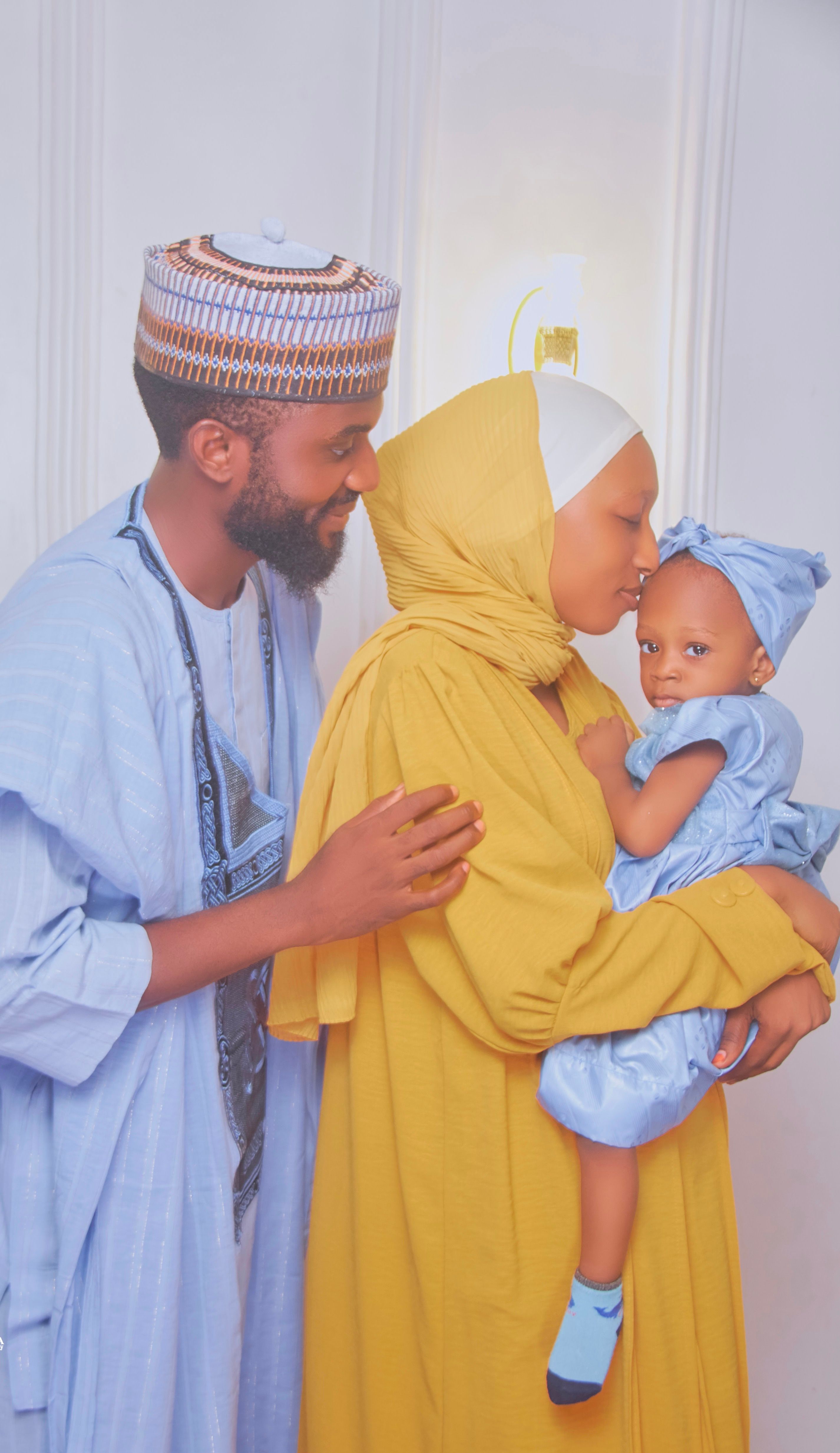 Happy Family Portrait in Birnin Gwari · Free Stock Photo