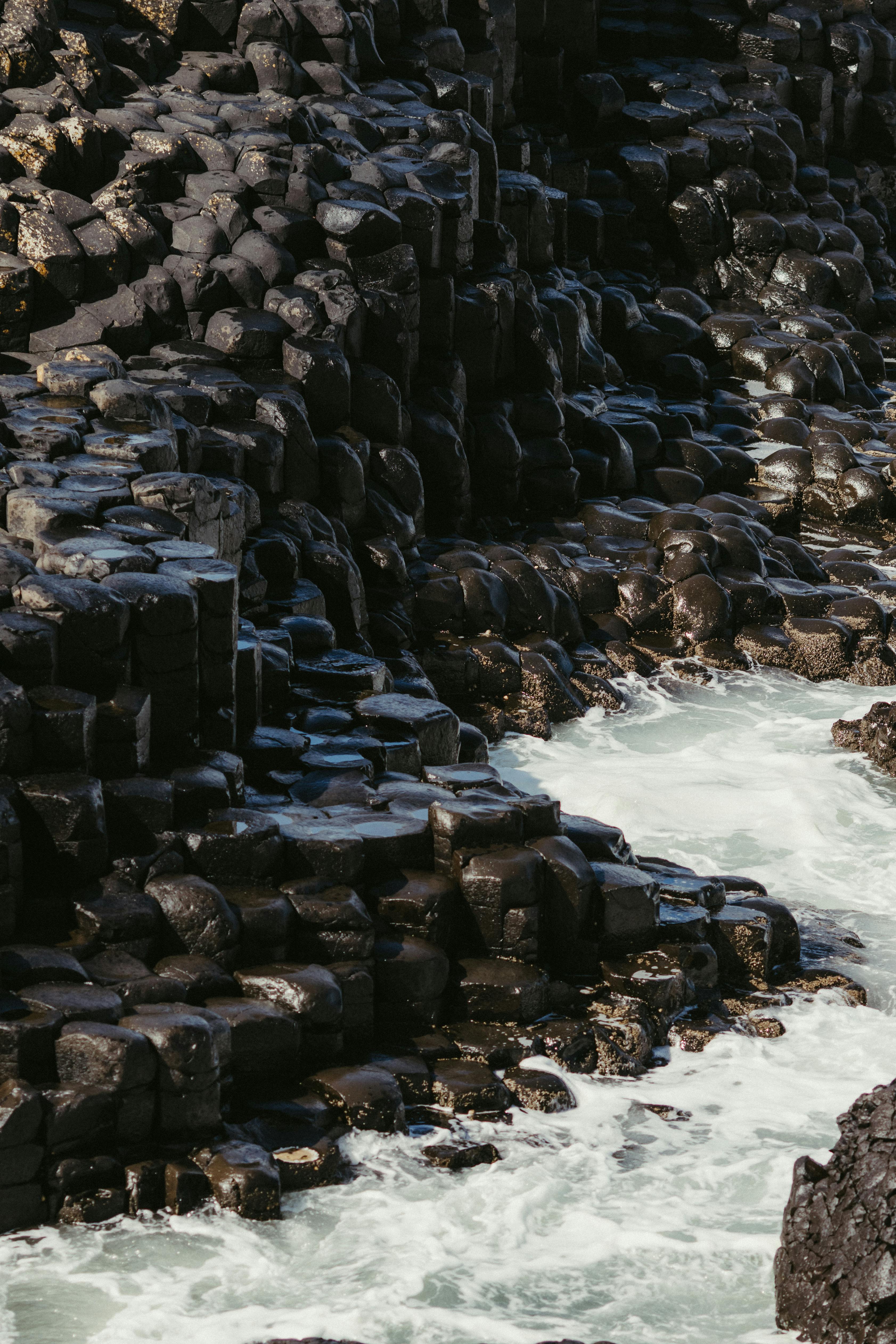 Giant’s Causeway Basalt Columns in Northern Ireland · Free Stock Photo