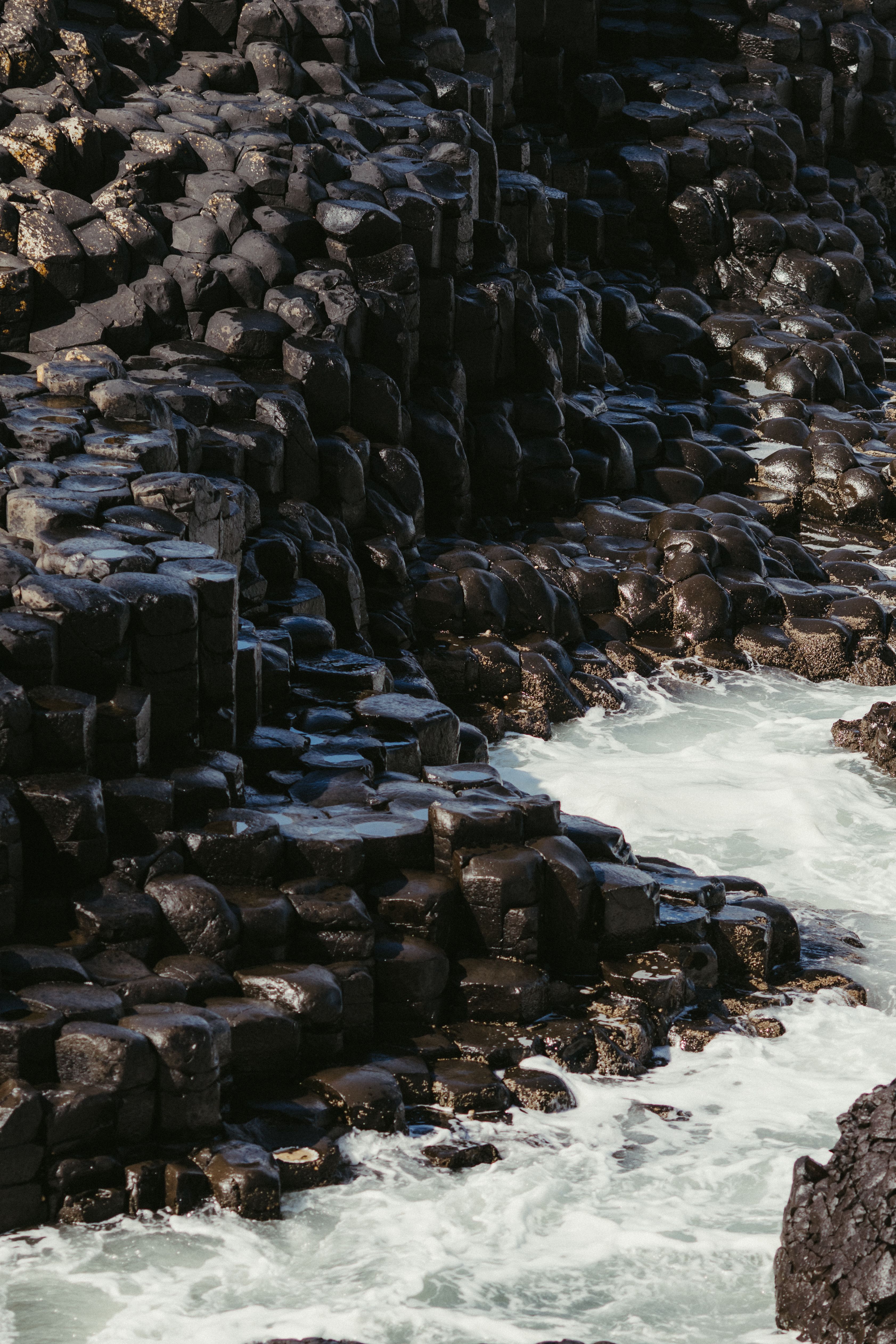 Giant’s Causeway Basalt Columns in Northern Ireland · Free Stock Photo