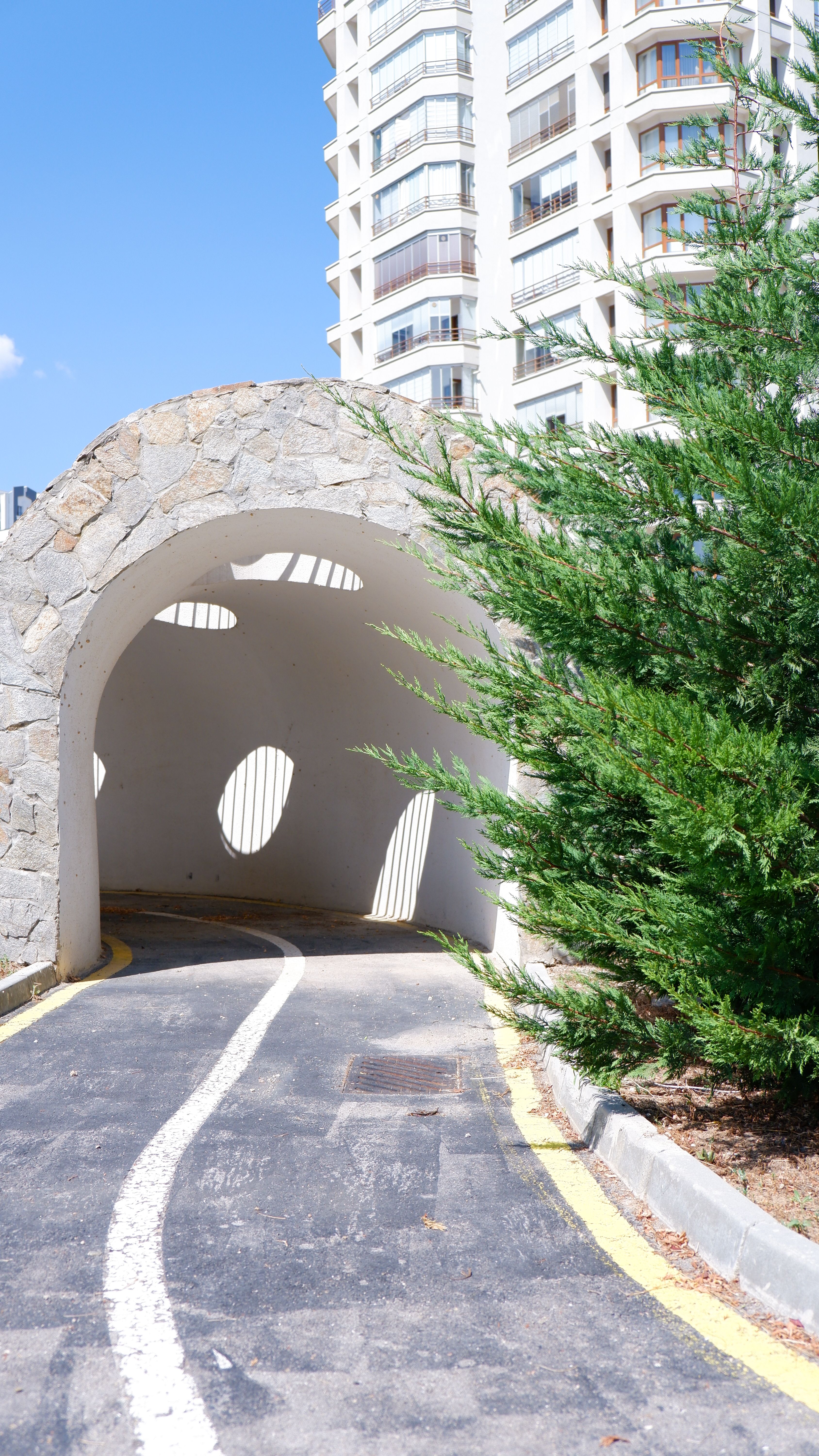 Sunny Tunnel and High-Rise in Ankara · Free Stock Photo
