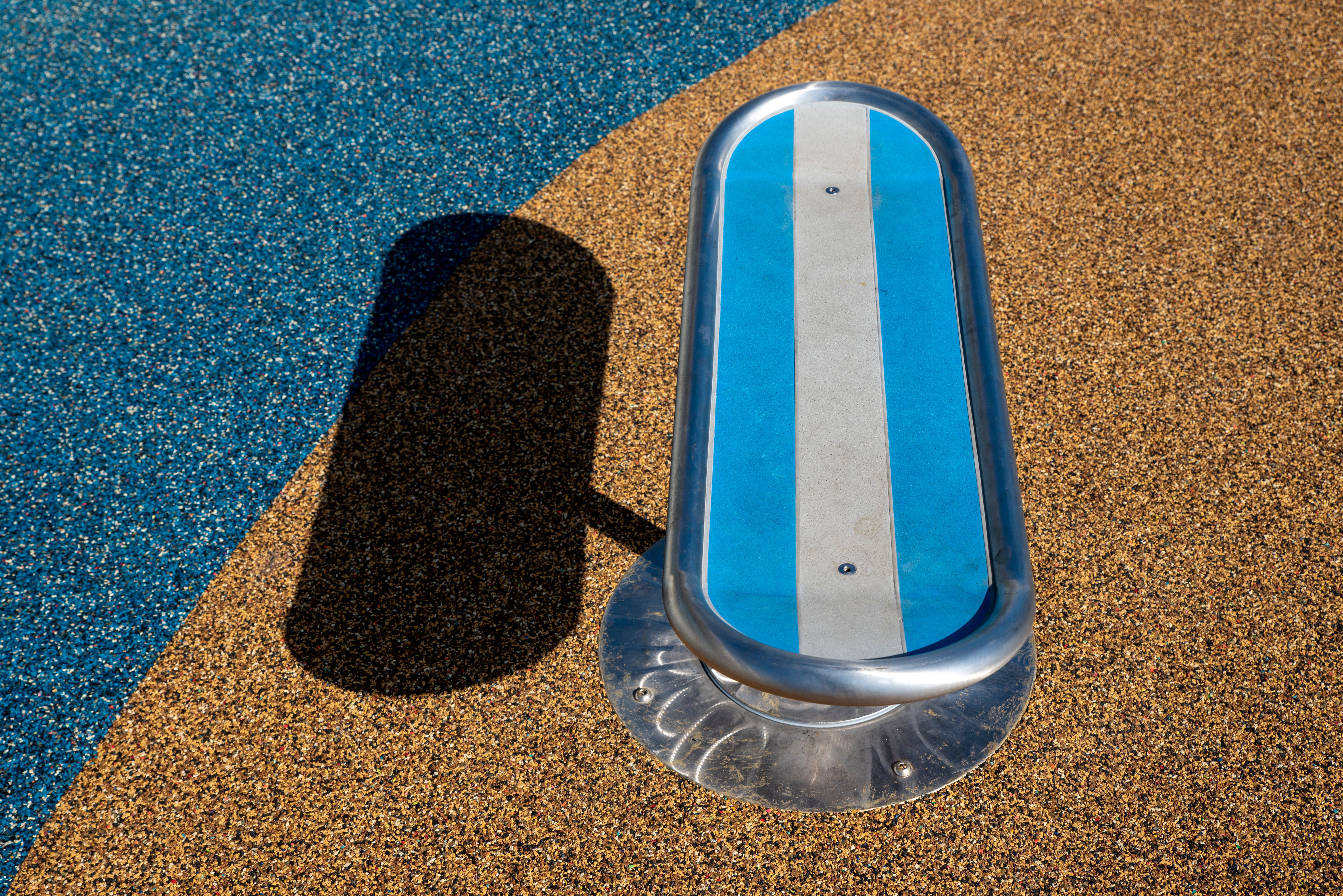 Colorful Playground Equipment with Shadow · Free Stock Photo