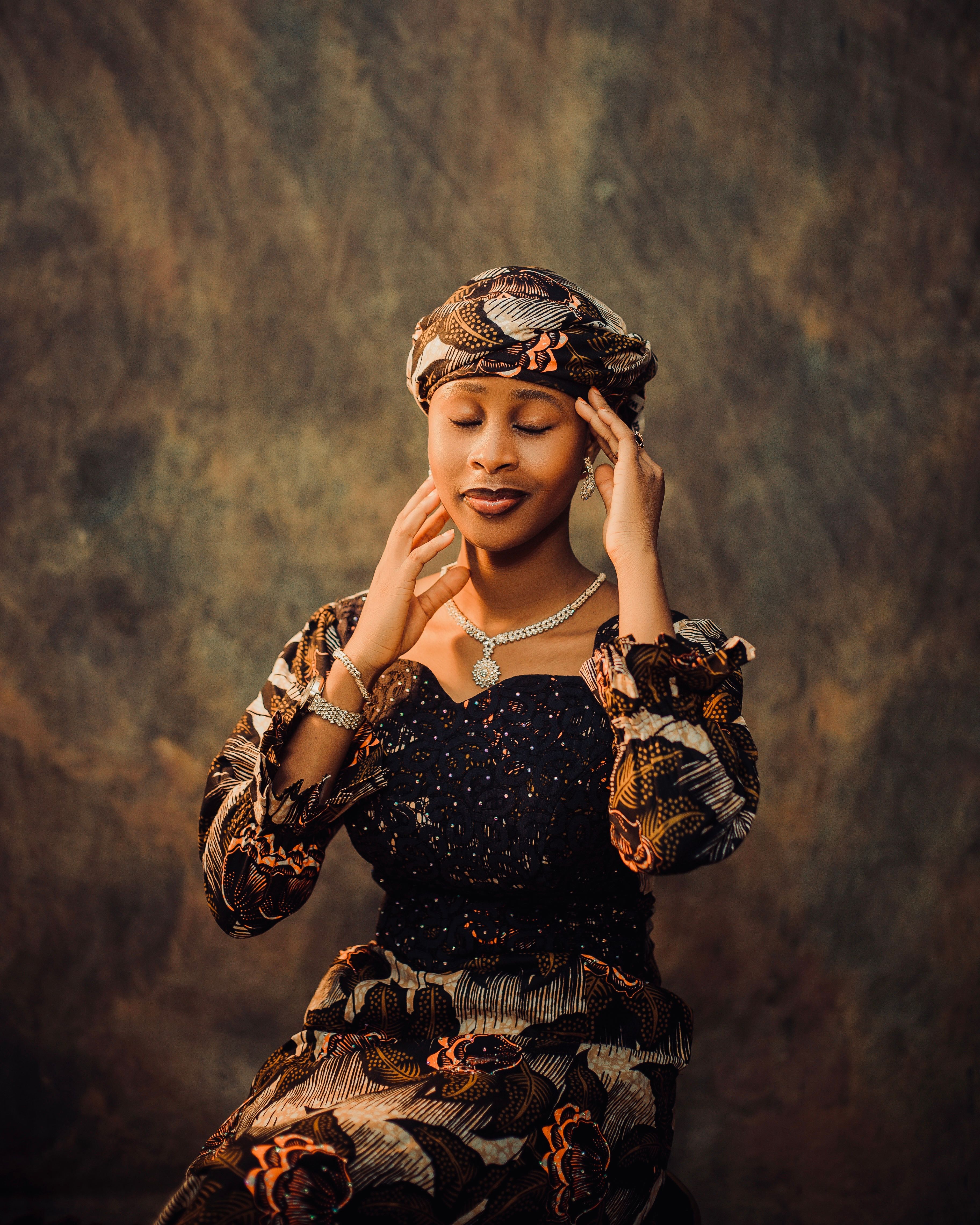 Portrait of Woman in Traditional African Attire · Free Stock Photo