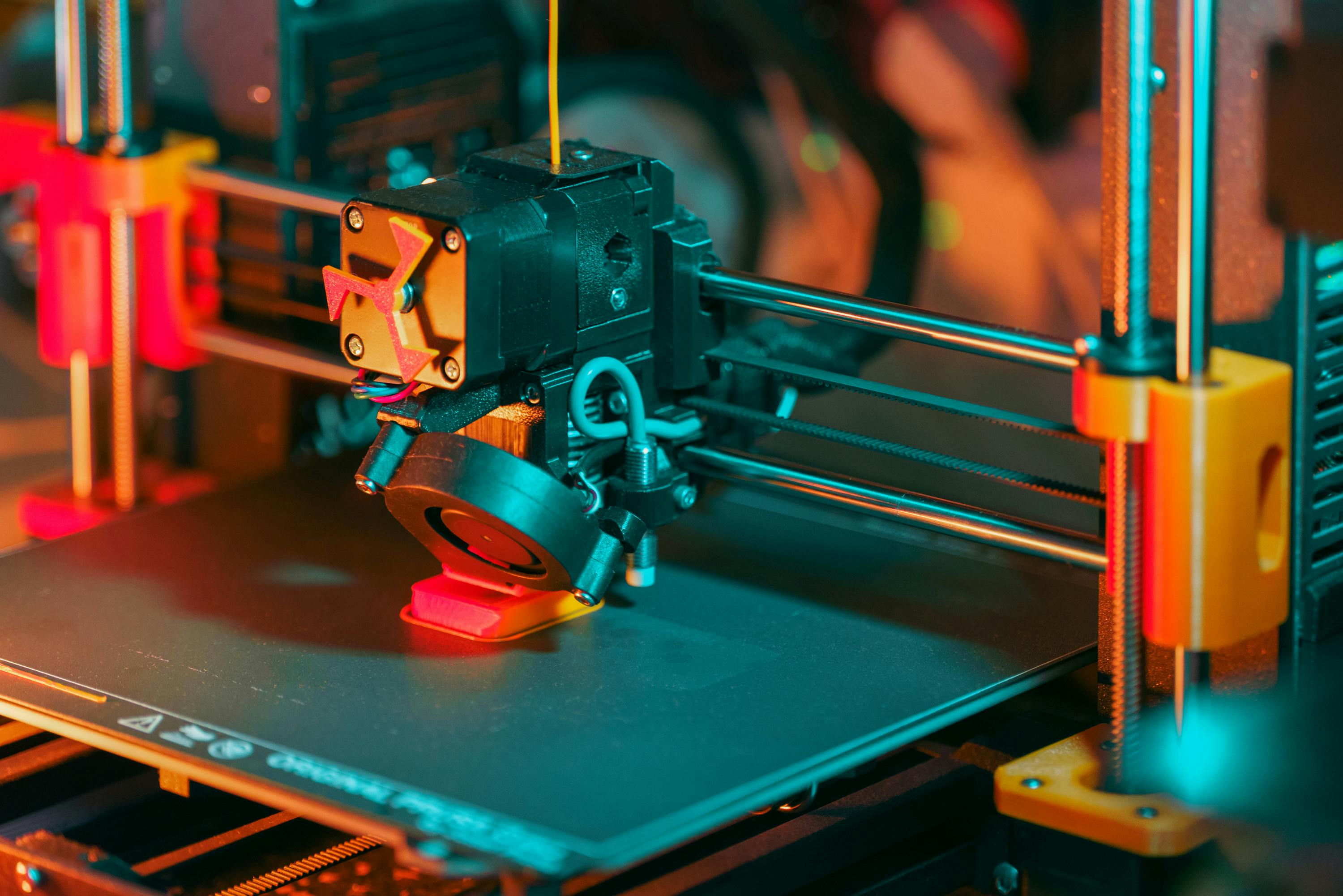 Close-Up of 3D Printer in Action · Free Stock Photo