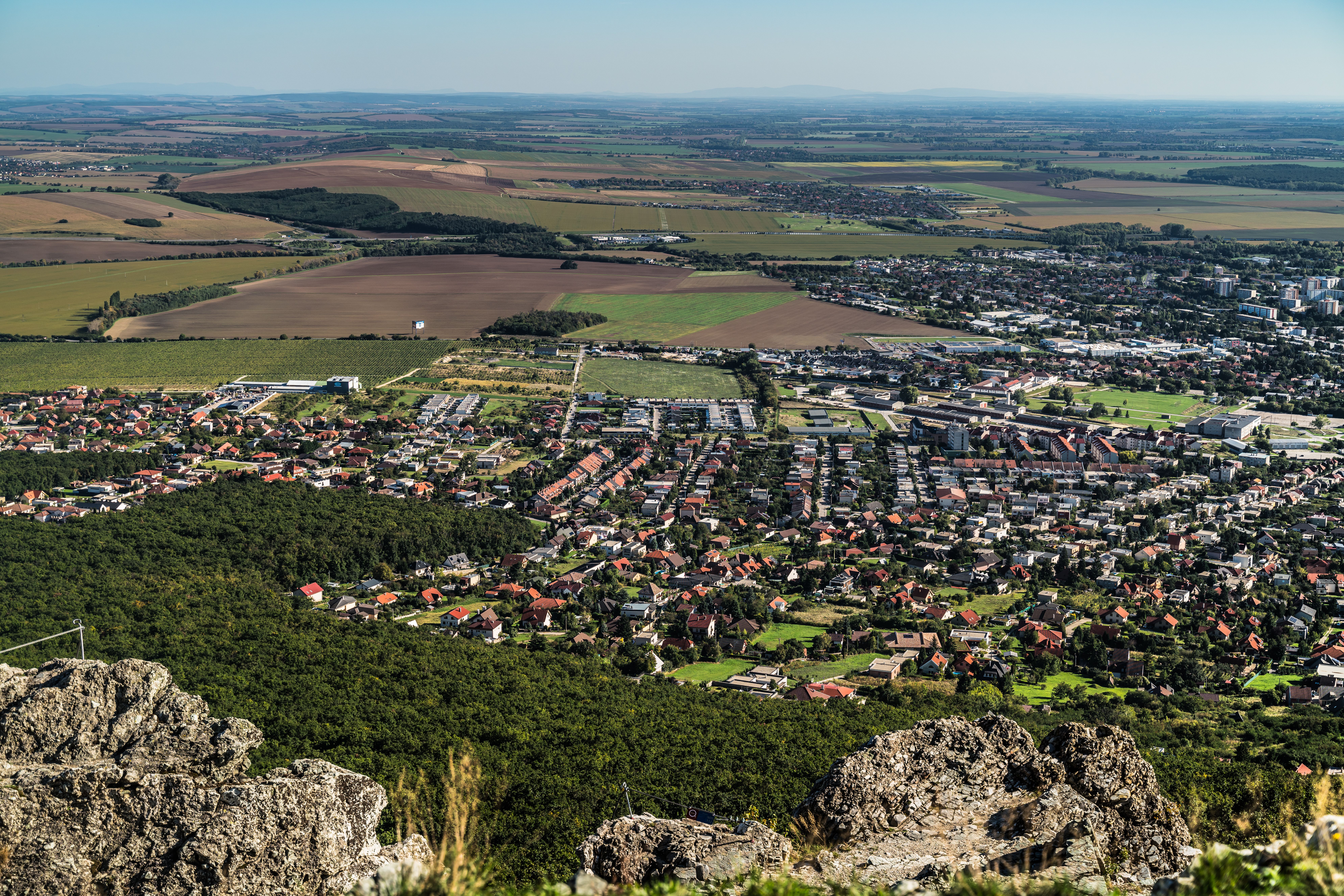 Scenic View of Nitra from Zobor Mountain Peak · Free Stock Photo