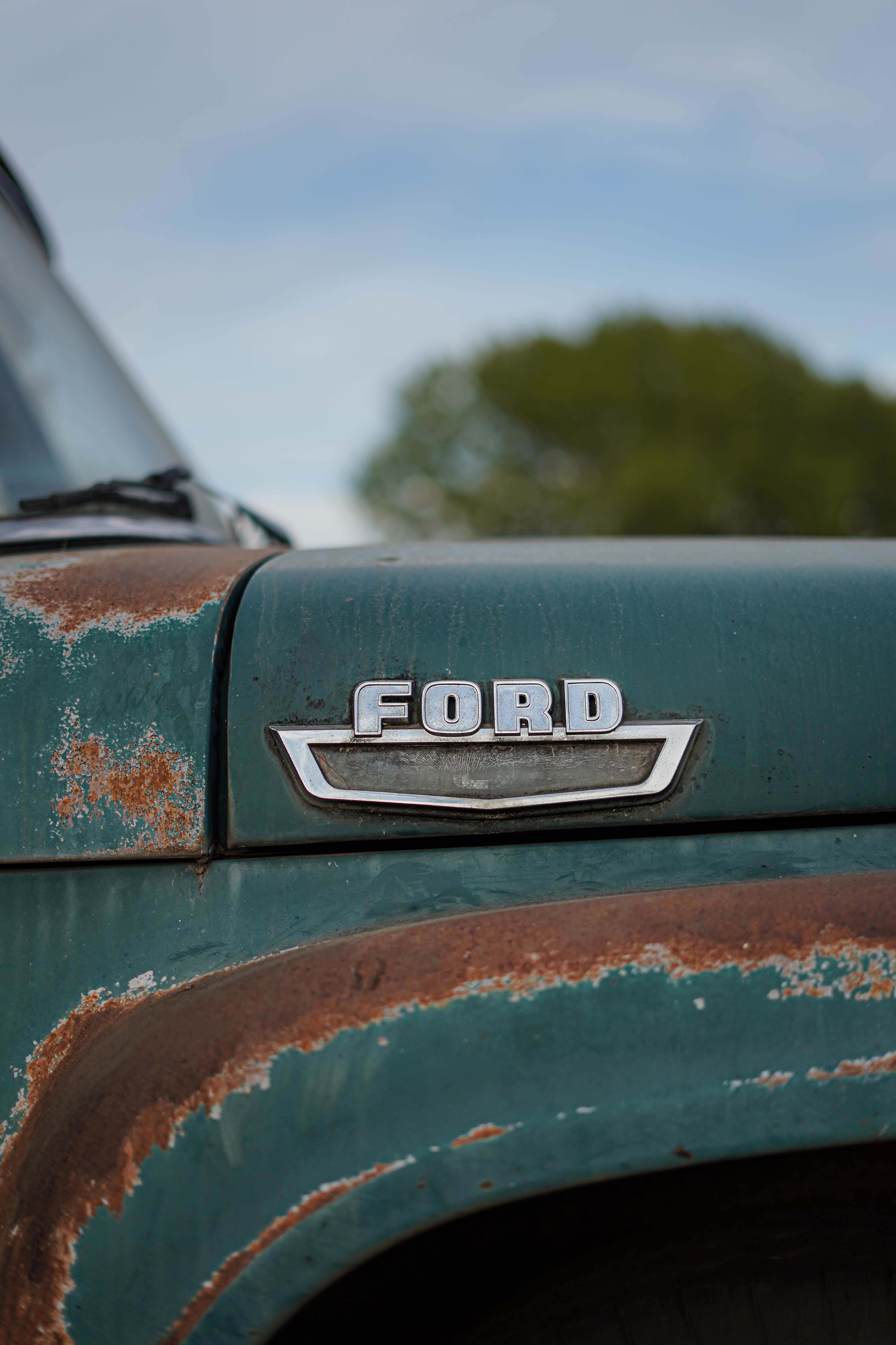 Rusty Vintage Ford Truck Close-Up Detail · Free Stock Photo