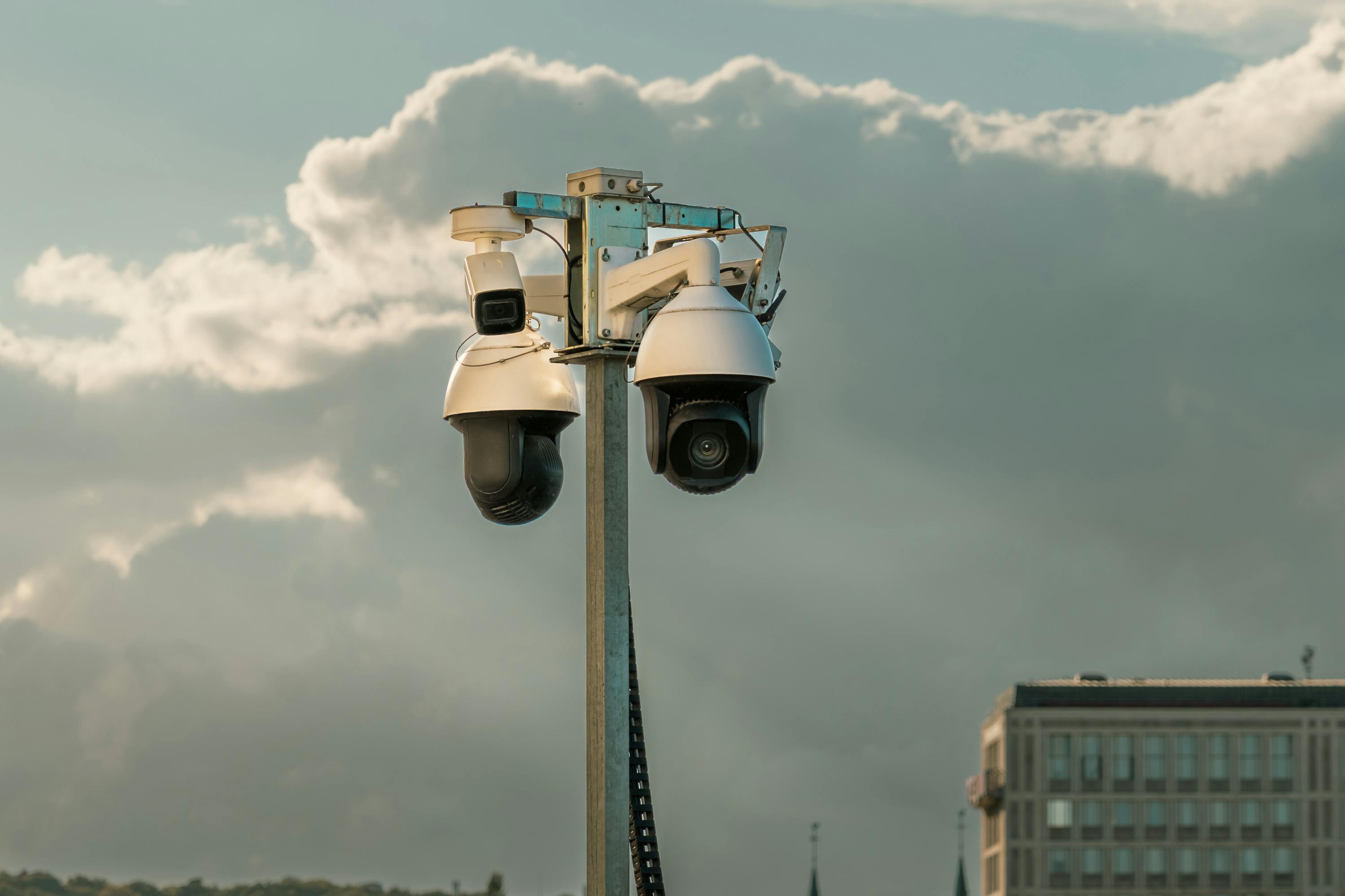 Surveillance Cameras Being Installed Photos, Download The BEST Free ...