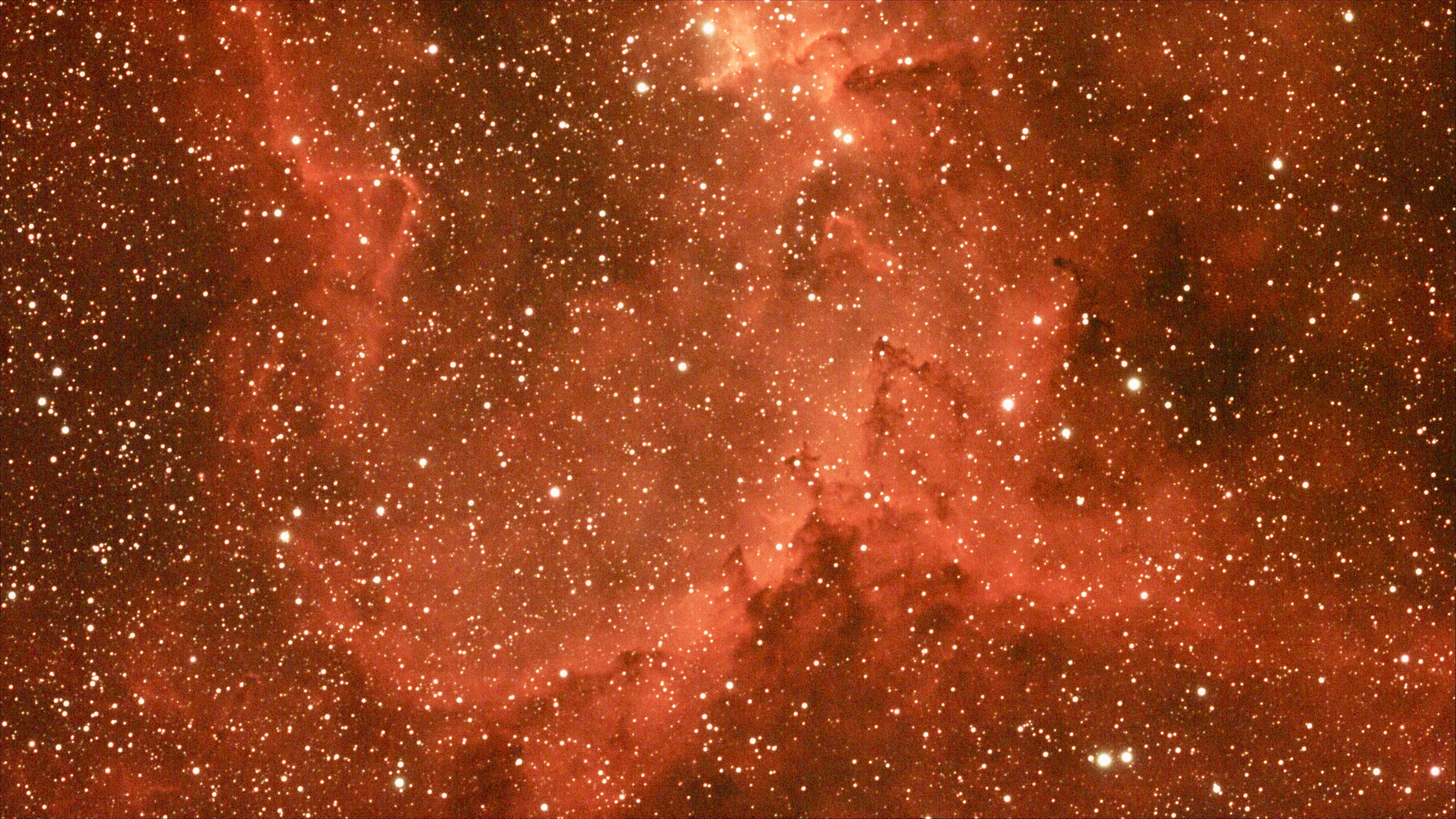 Stunning Red Nebula in Deep Space · Free Stock Photo