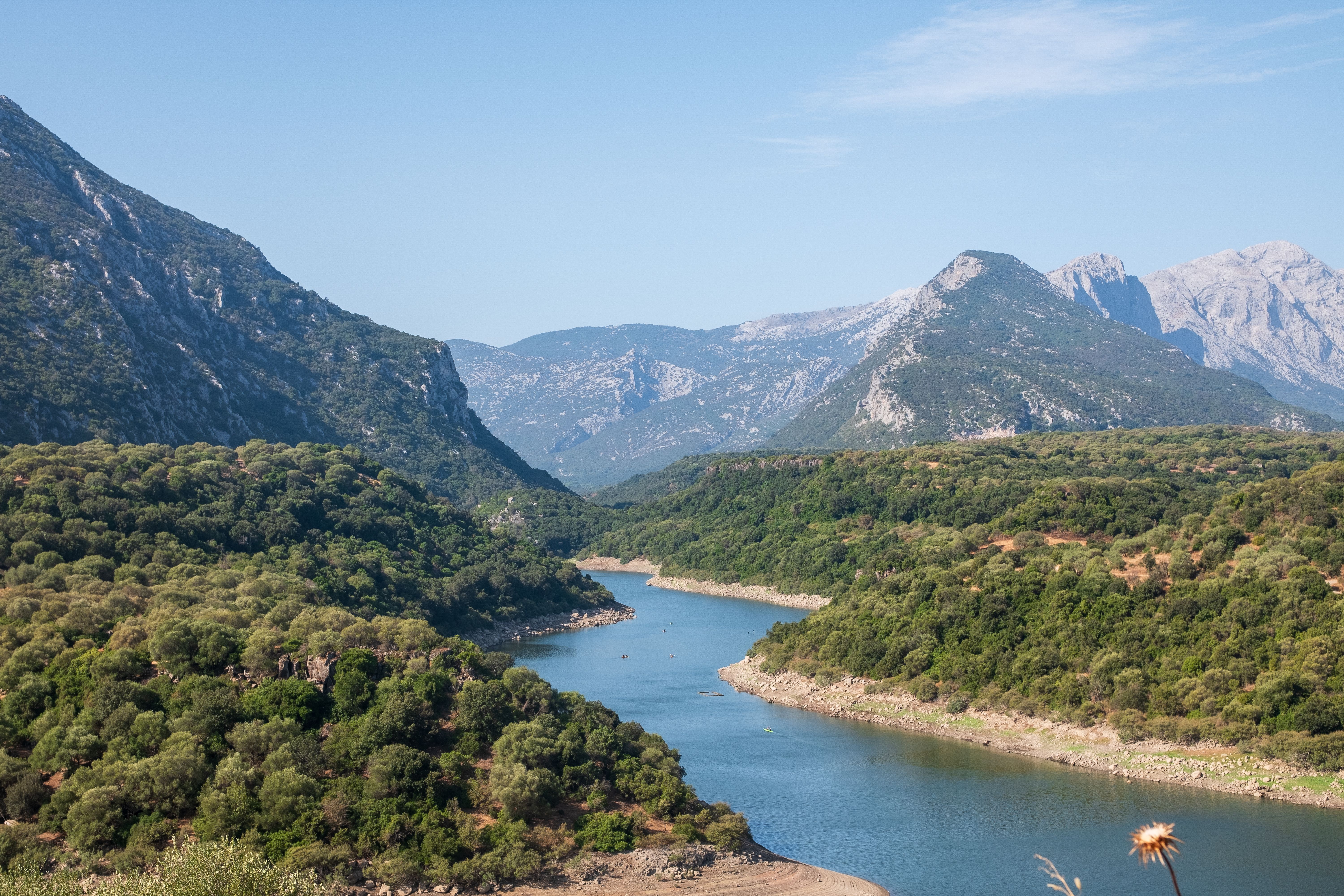 Serene Sardinian Mountain River Landscape · Free Stock Photo