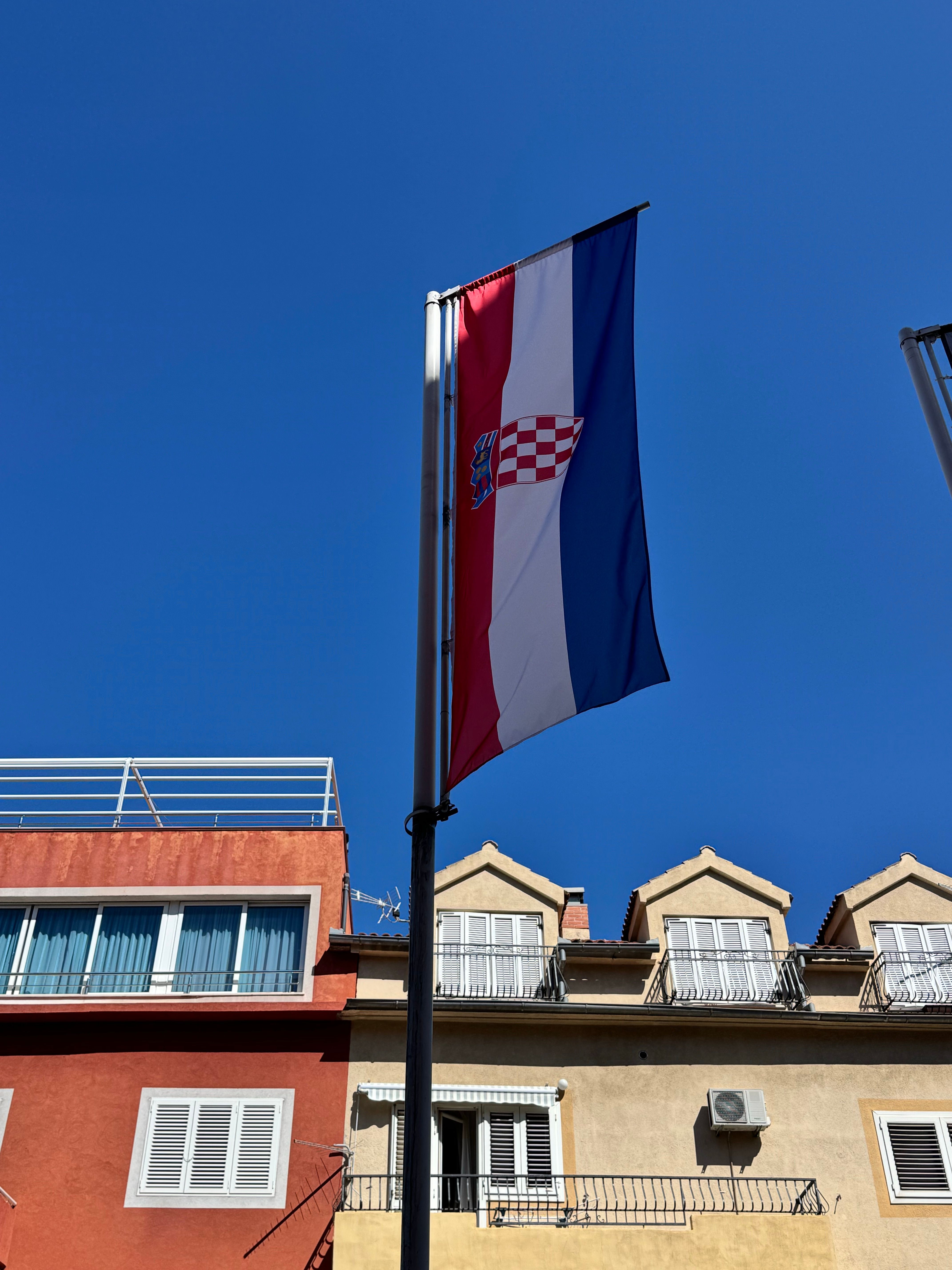 Vibrant Serbian Flag in Belgrade City Scene · Free Stock Photo
