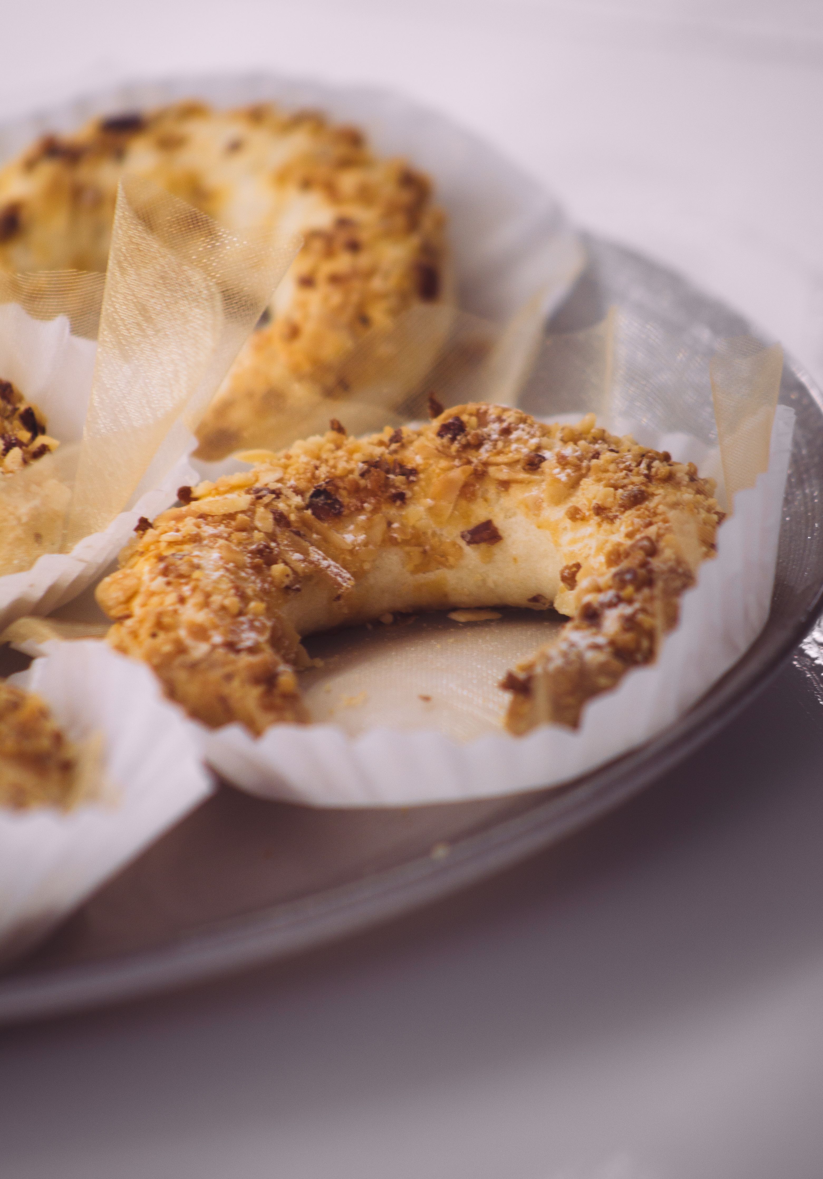 Delicious Homemade Crescent Nut Pastries · Free Stock Photo
