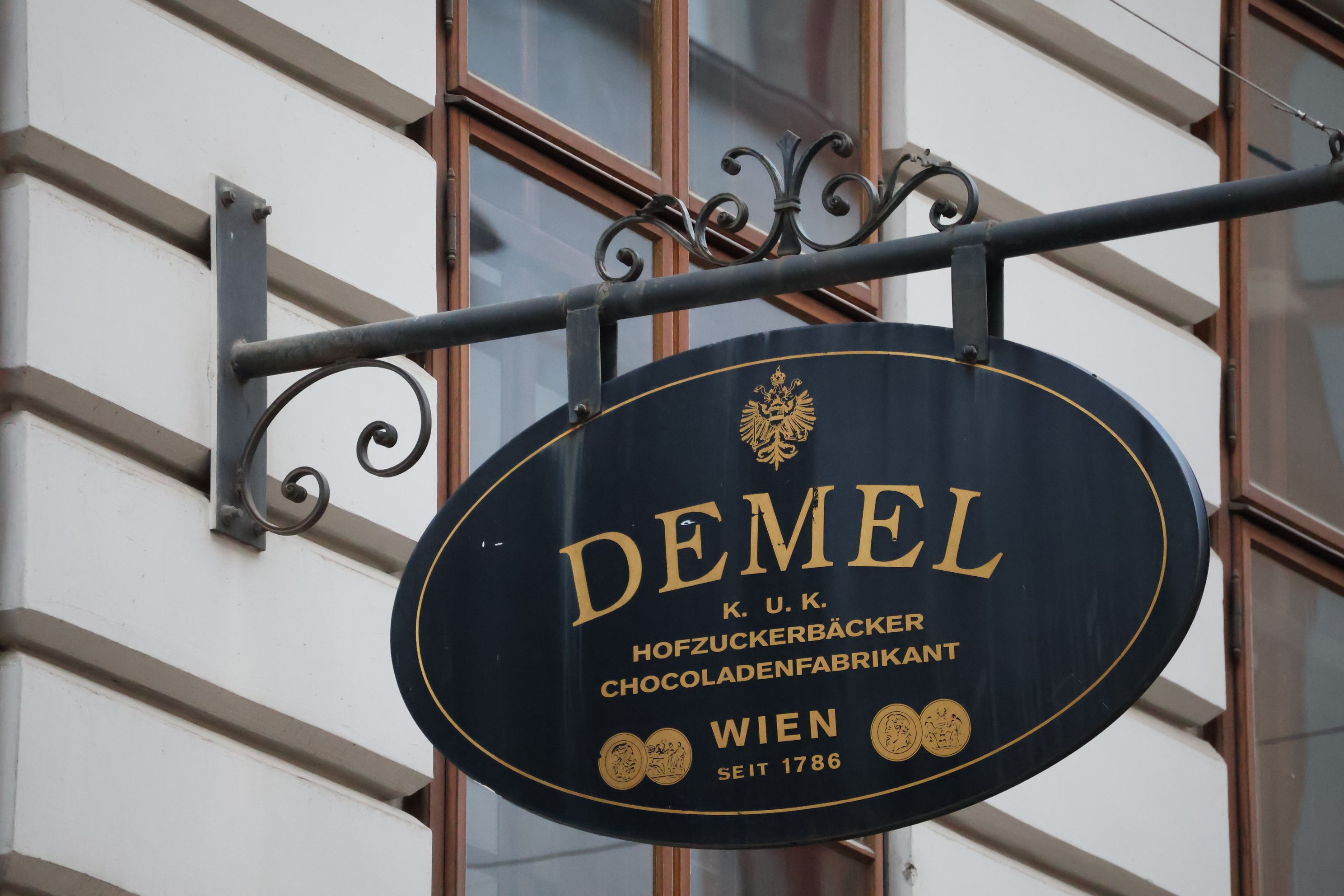 Demel Cafe Sign in Vienna, Austria · Free Stock Photo