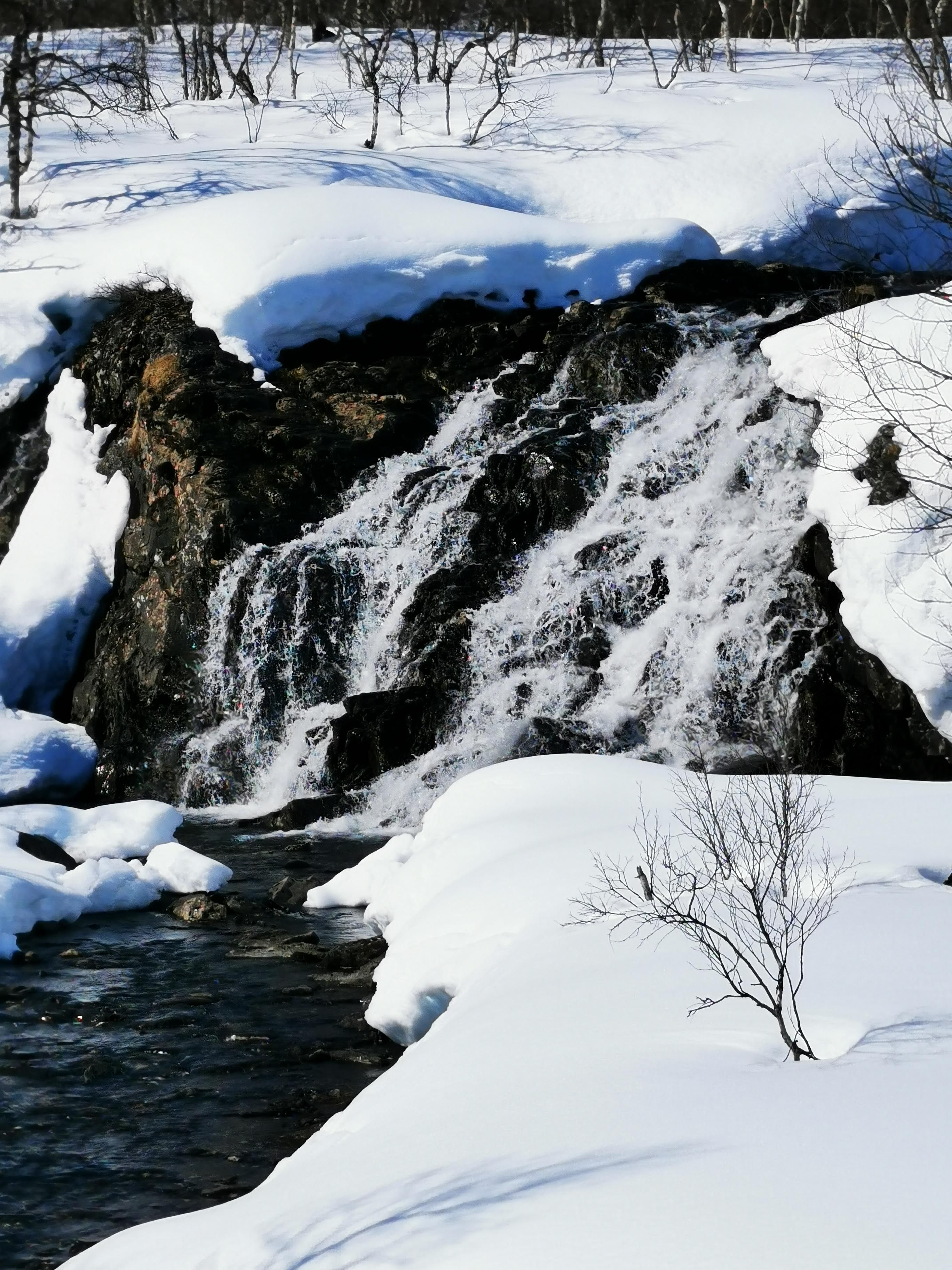 Snowy Waterfall Photos, Download The BEST Free Snowy Waterfall Stock ...