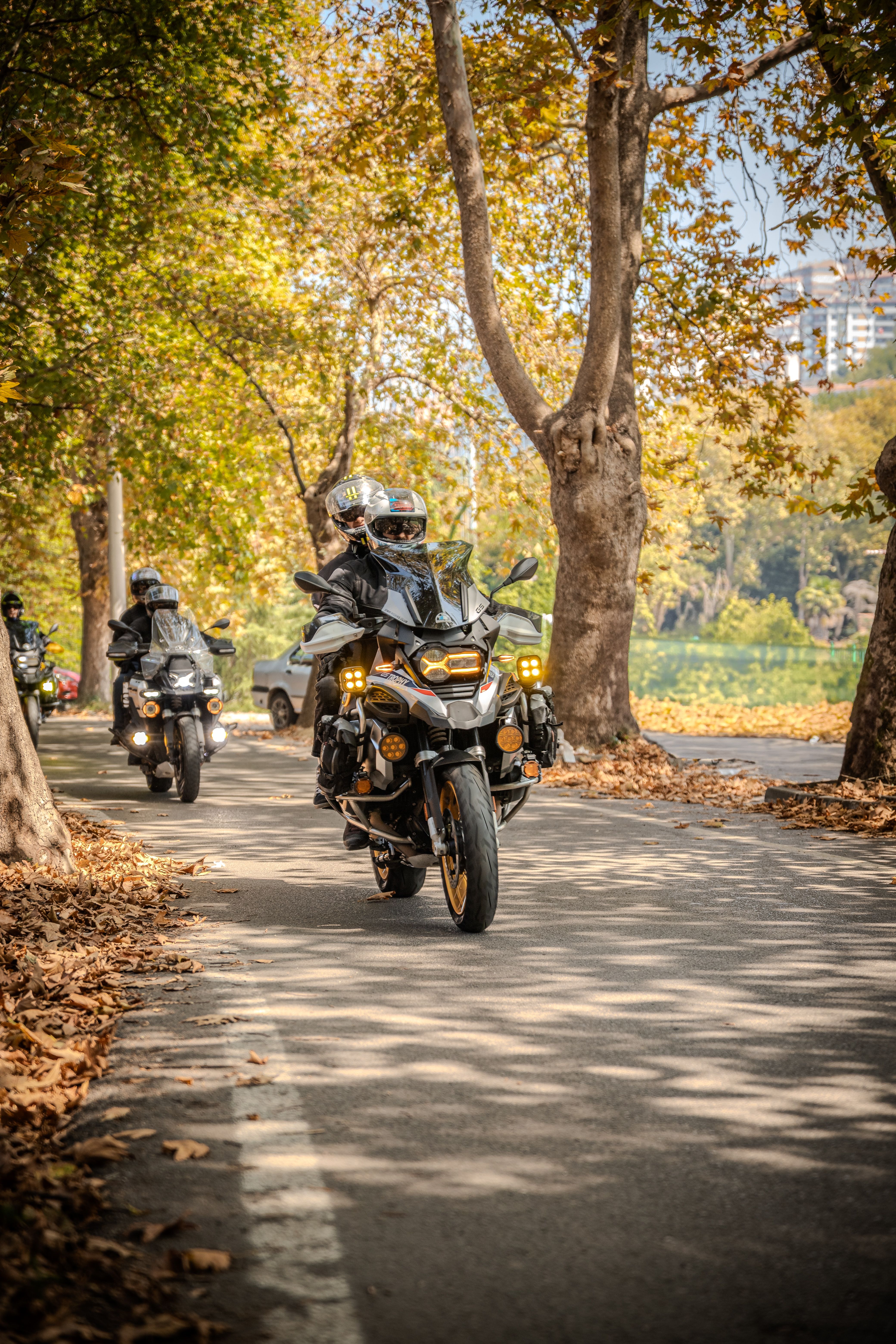 Motorcycle Ride in Autumn Forest in Zonguldak · Free Stock Photo