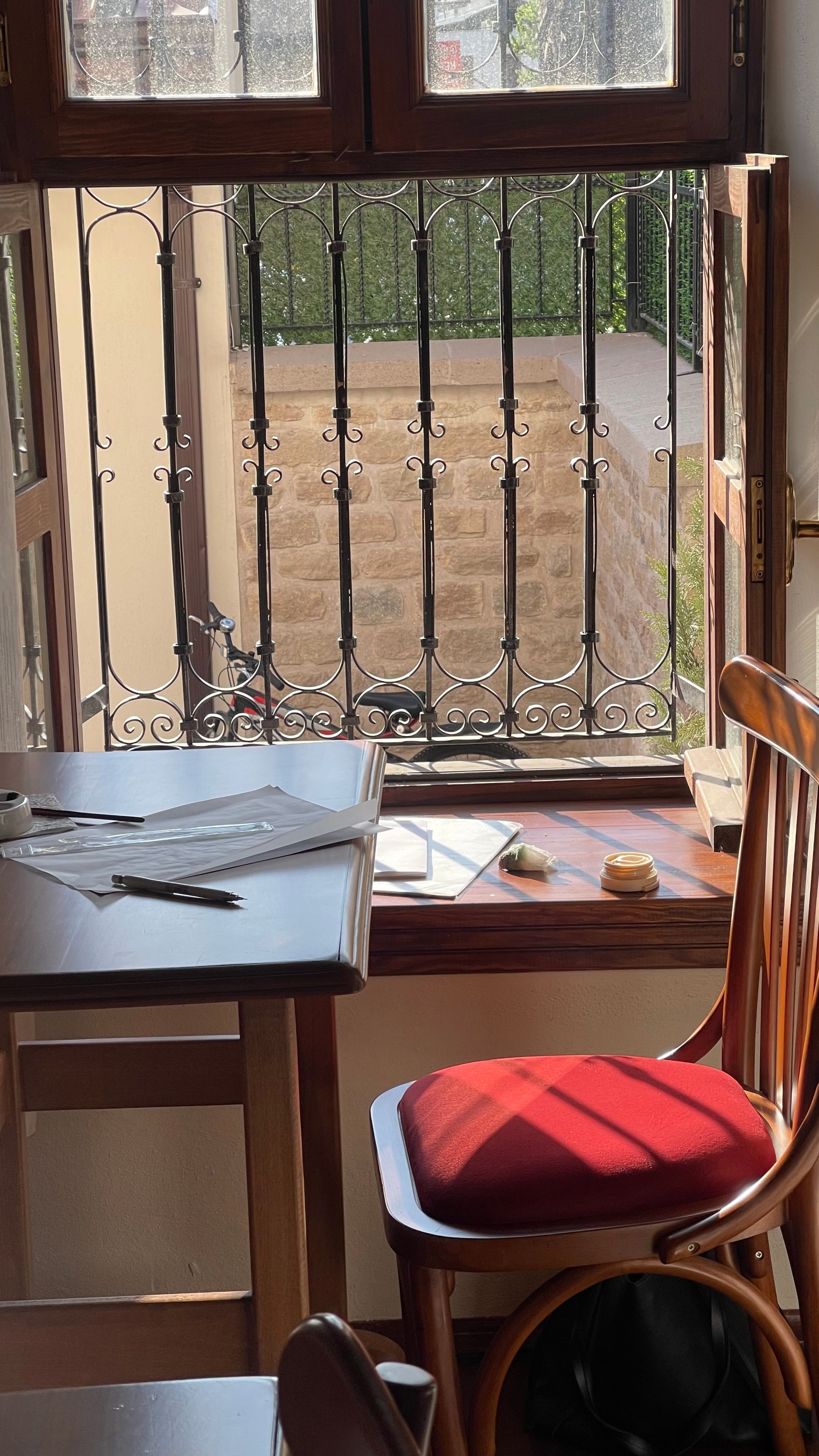 Cozy Writing Nook by Sunlit Window in Konya · Free Stock Photo