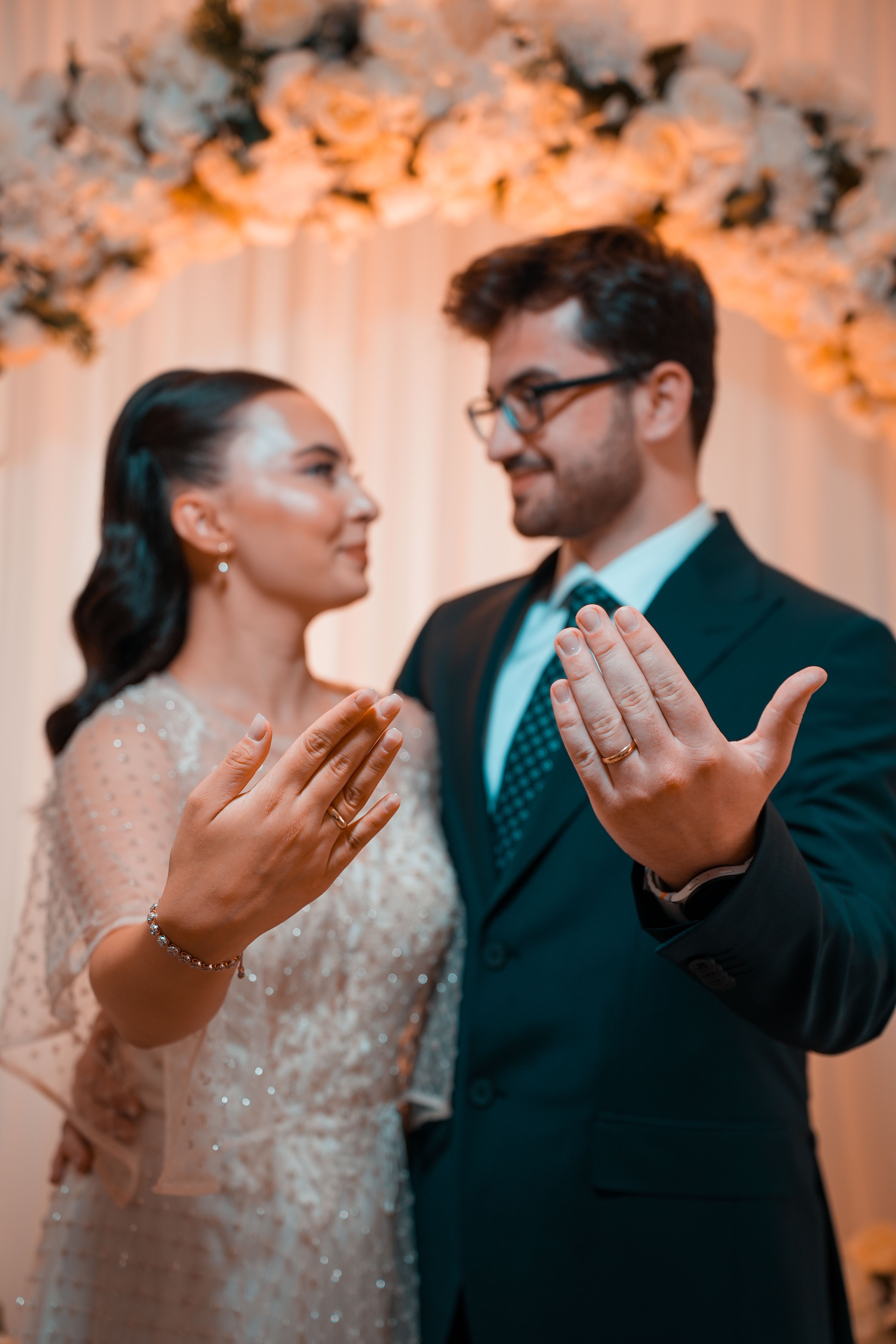 Romantic Couple Celebrating Wedding Day · Free Stock Photo