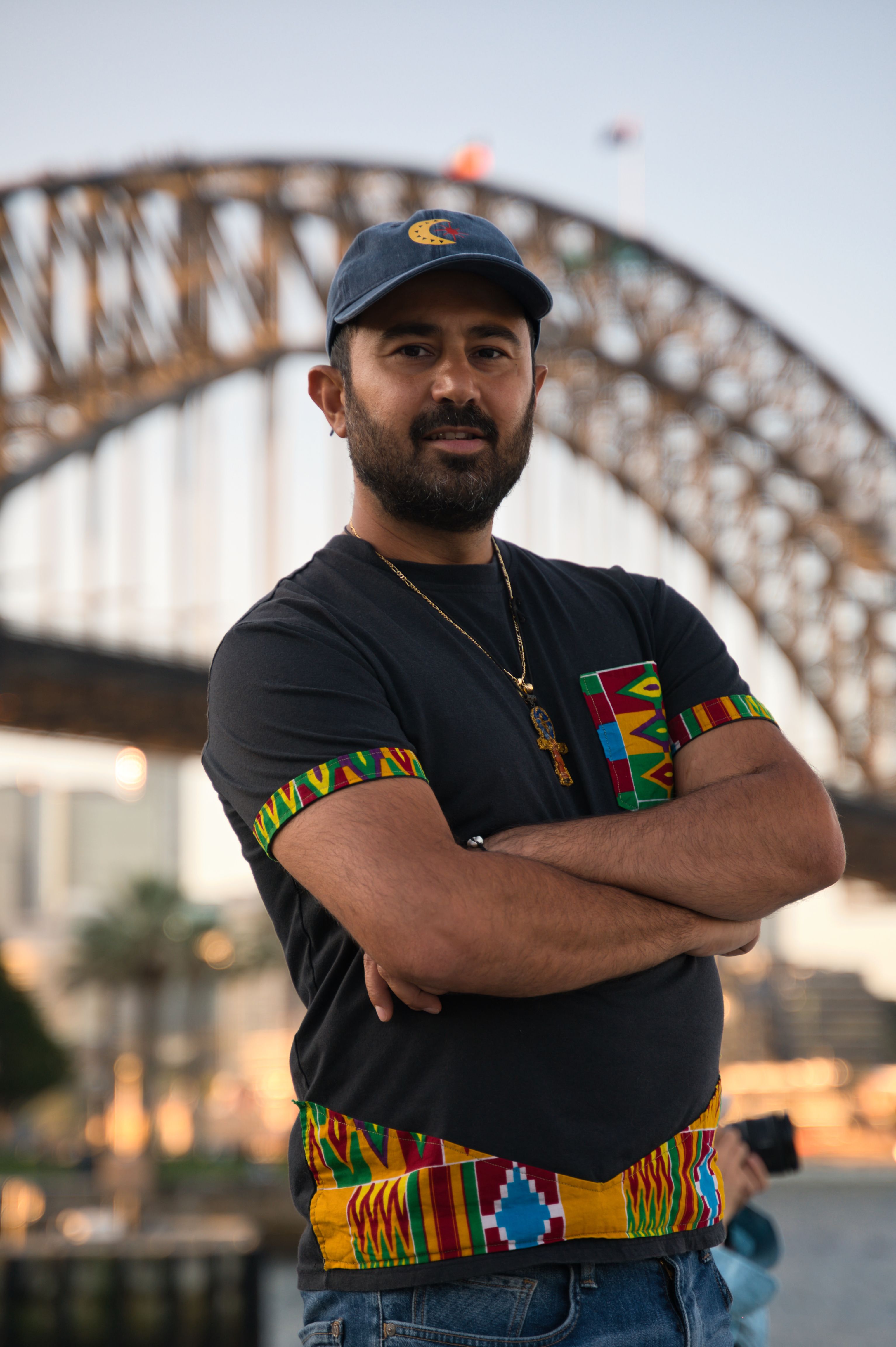 Casual Portrait near Sydney Harbour Bridge · Free Stock Photo