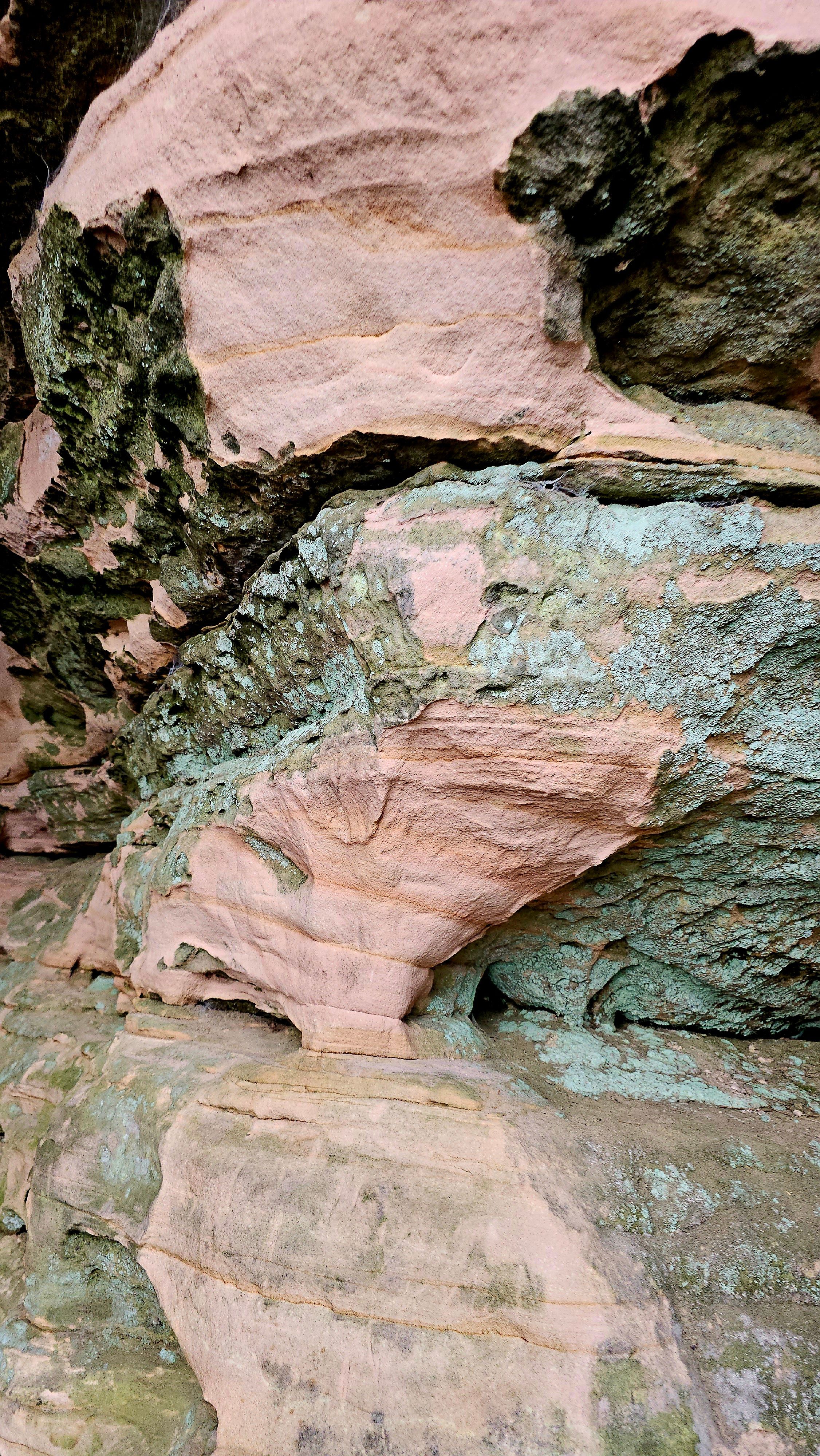Close-up of Weathered Rock Formation with Unique Texture · Free Stock Photo
