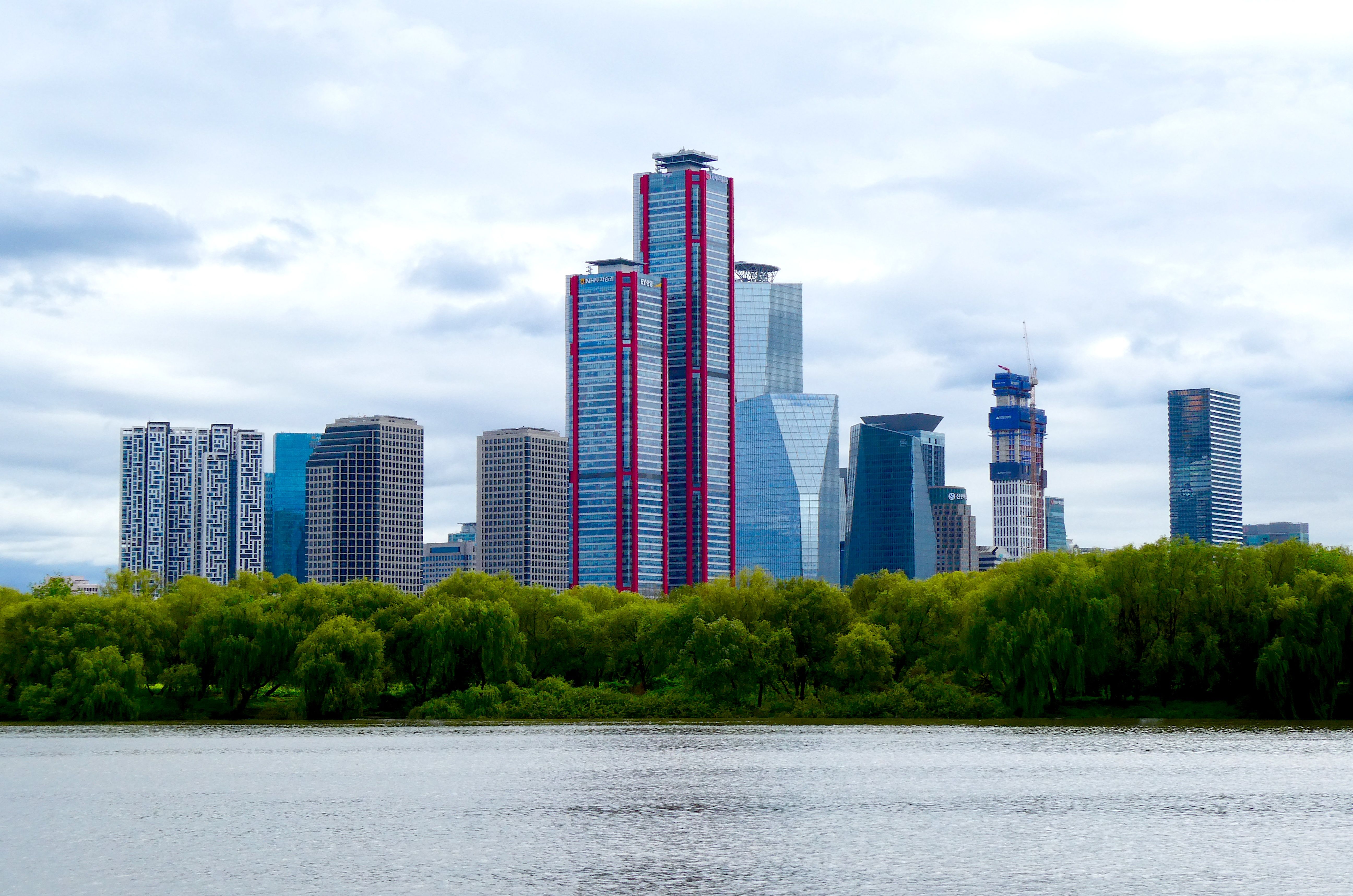 Skyline of Modern City with Skyscrapers · Free Stock Photo
