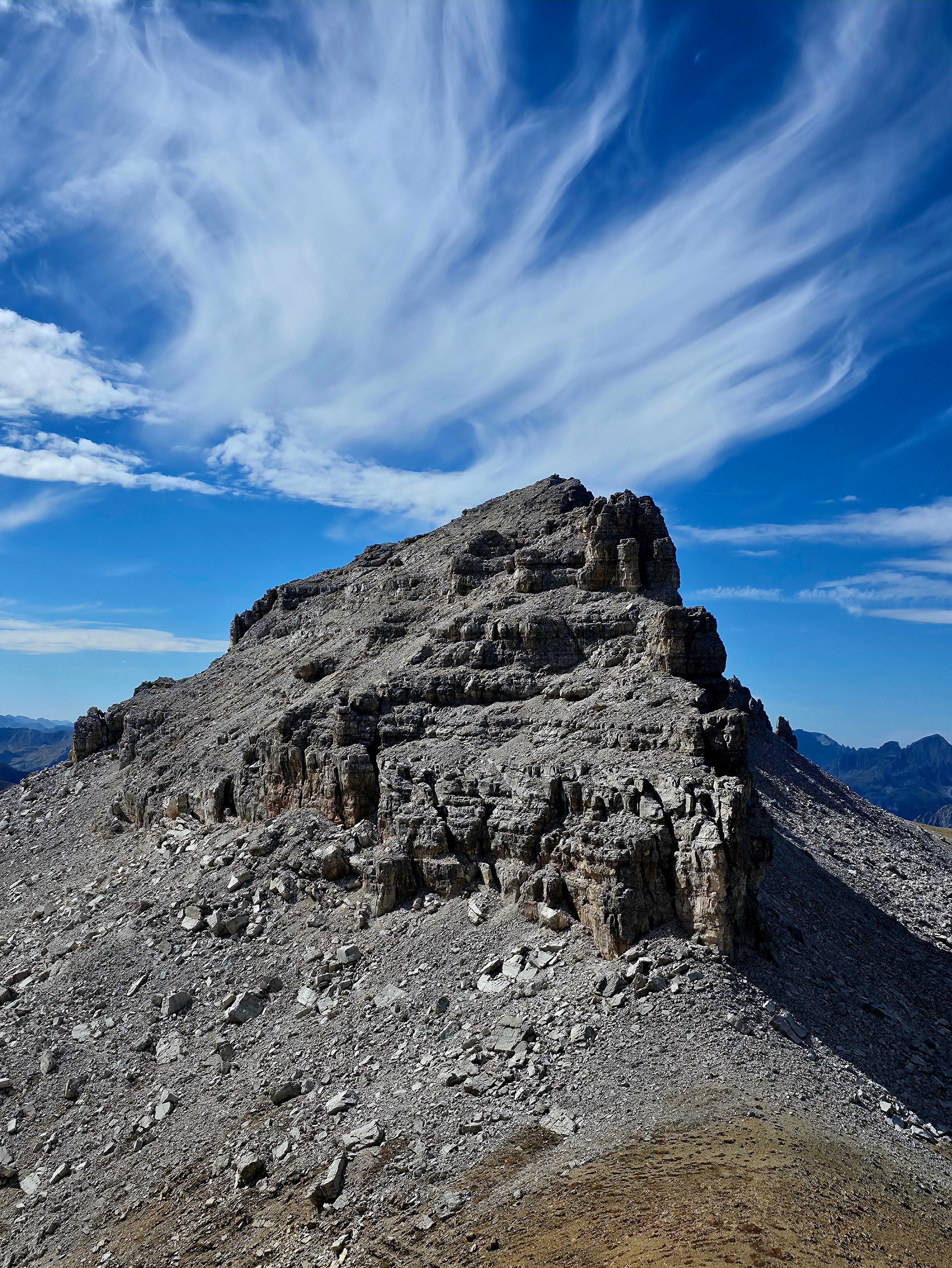 Majestic Rocky Mountain Under Dramatic Sky · Free Stock Photo