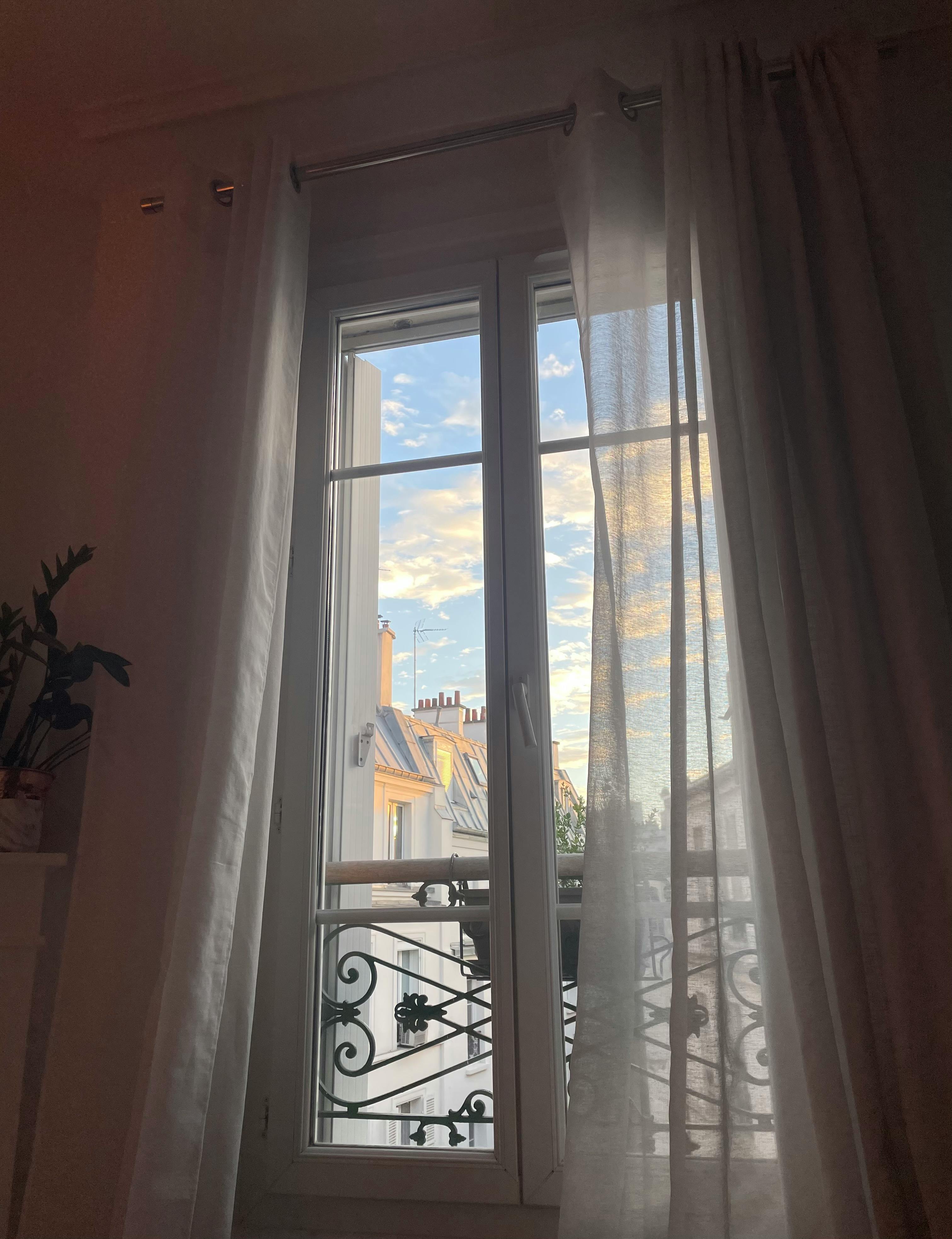 Window View Morning Hazy Clouds Peaceful Photos, Download The BEST Free ...