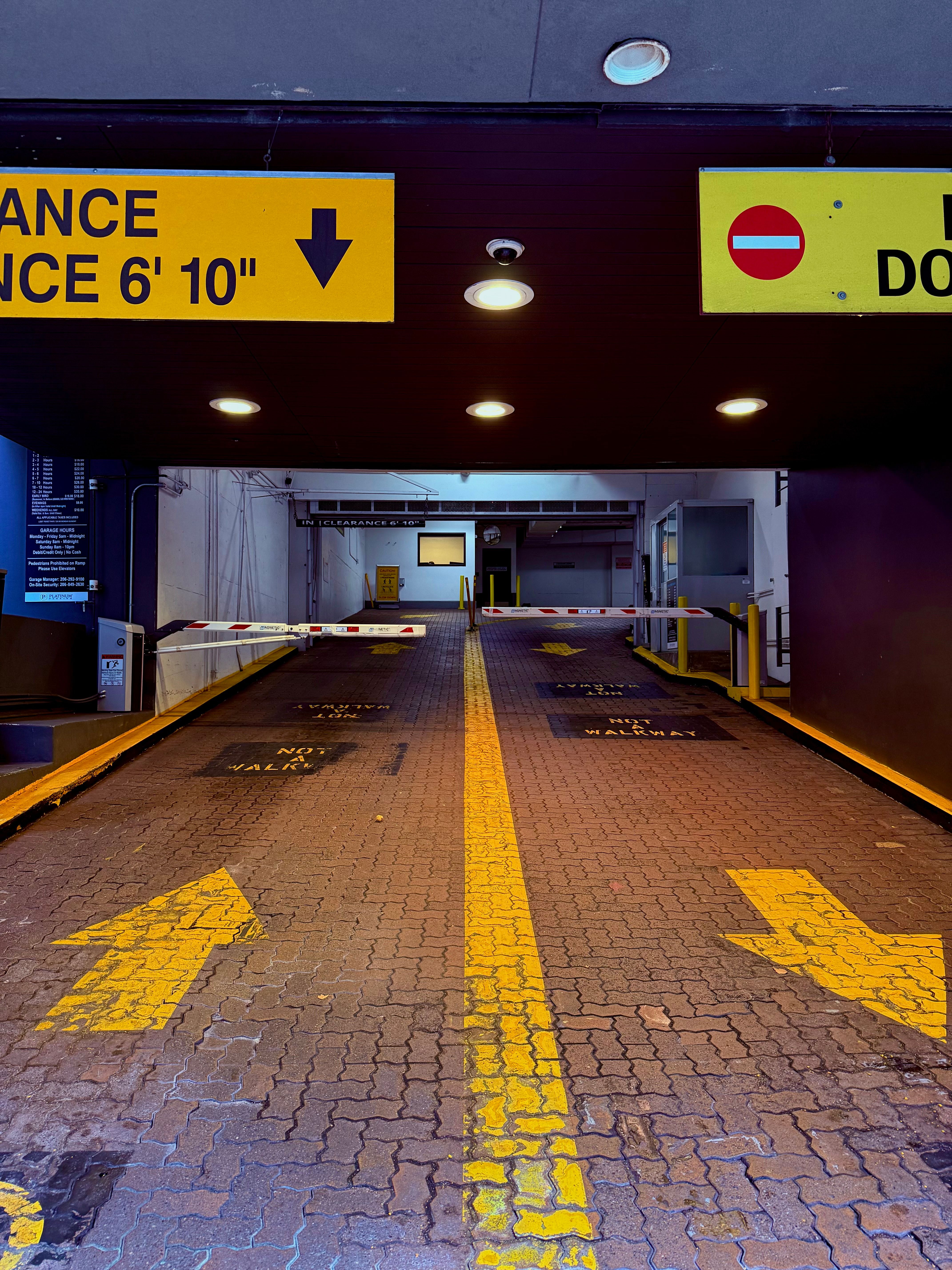 Urban Underground Parking Garage Entrance · Free Stock Photo