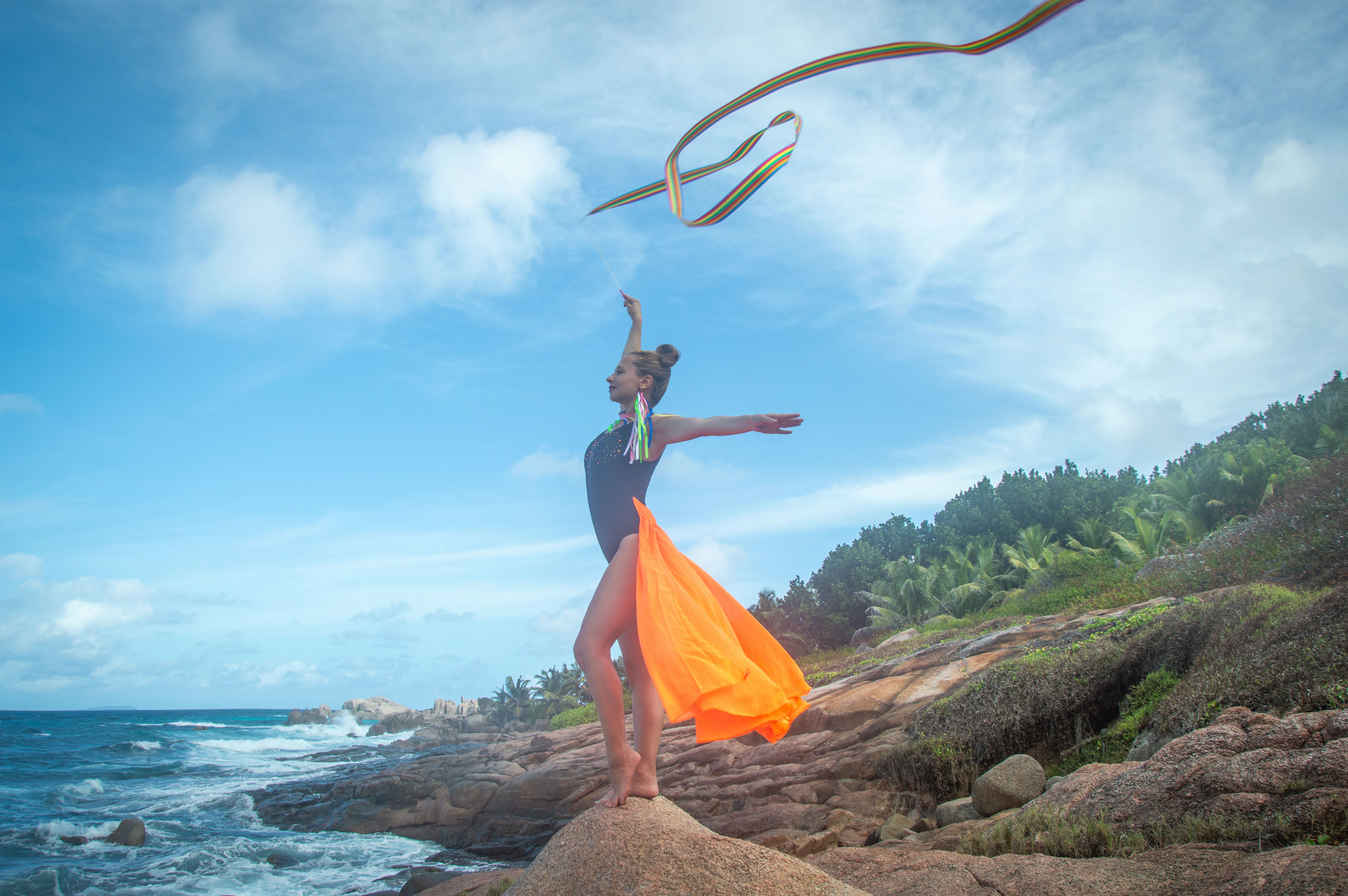 Woman Dancing On Beach Photos, Download The BEST Free Woman Dancing On ...