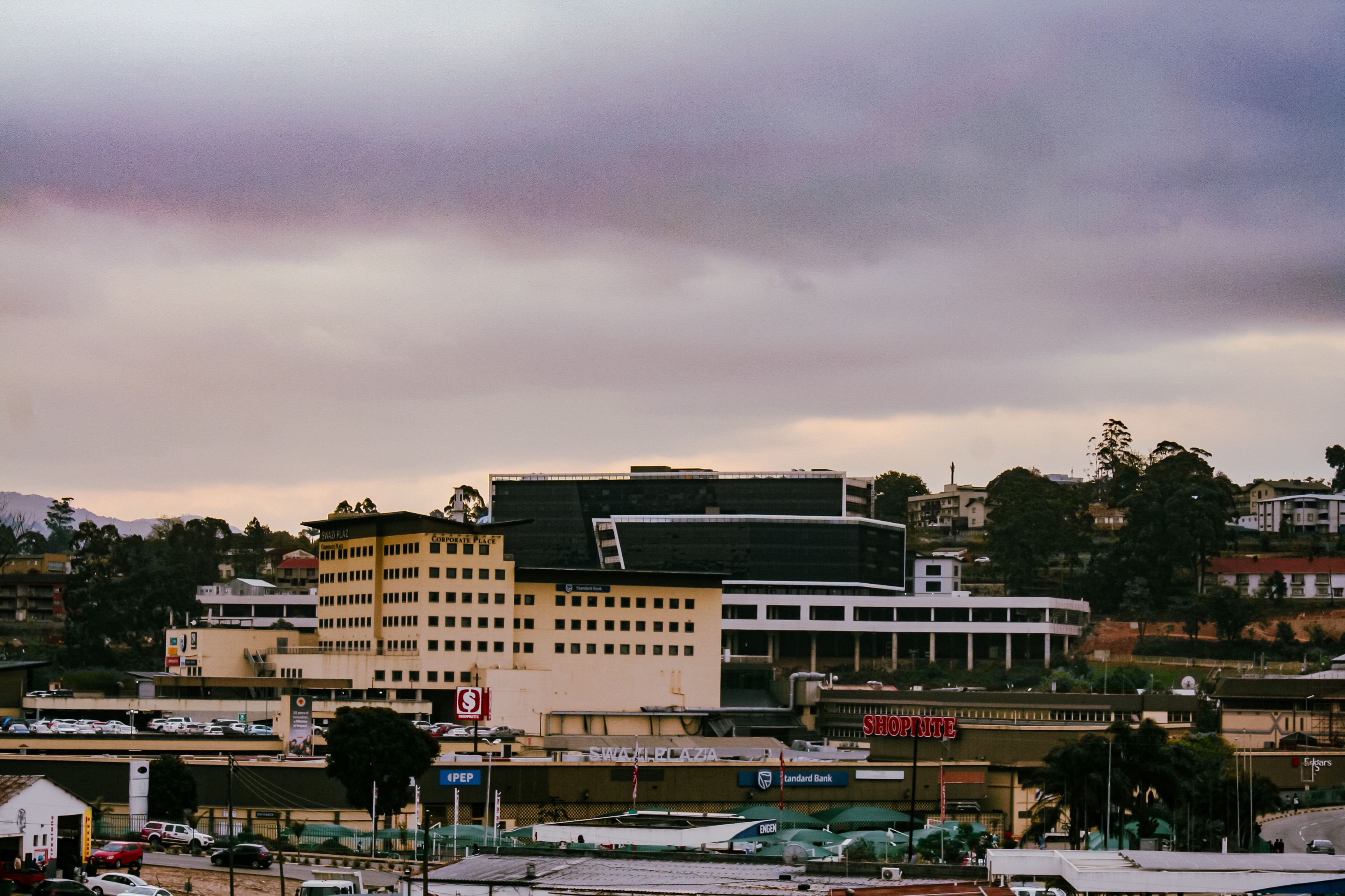 Urban Landscape of Mbabane City Skyline at Dusk · Free Stock Photo